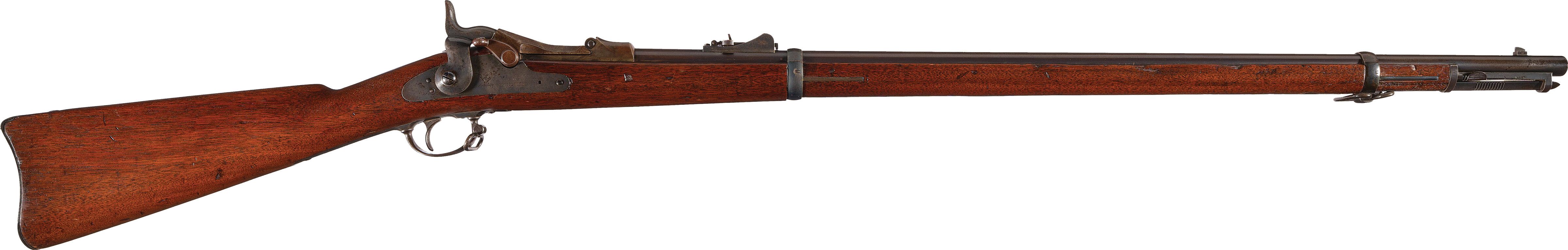 U.S. Springfield 1880 Trapdoor Rifle with Ramrod Bayonet | Rock Island ...