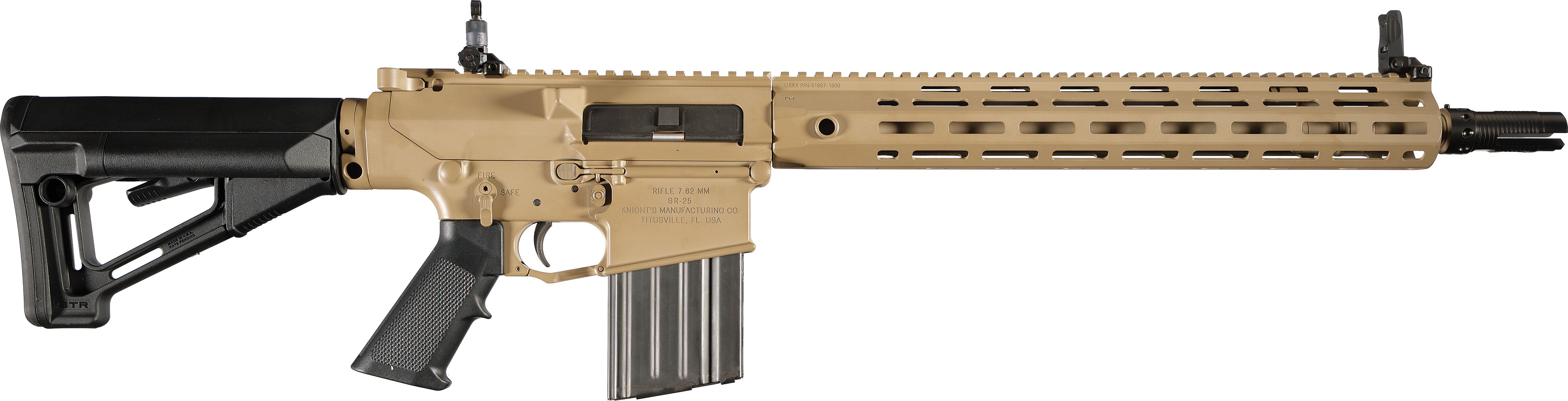 Knight's Mfg. Co. SR-25 E2 ACC Rifle in Factory FDE Finish | Rock ...