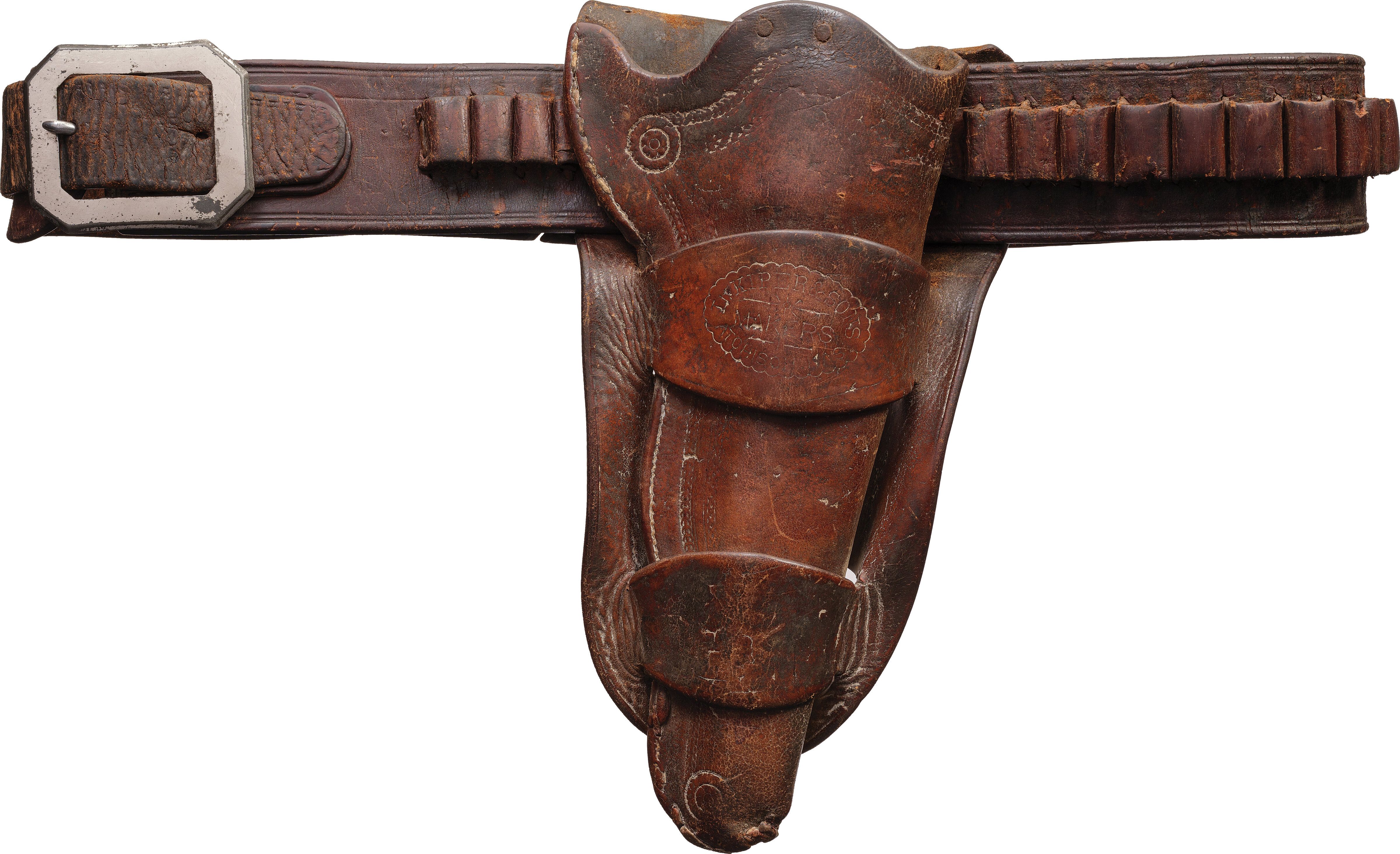 L. Kiper & Sons, Atchison, Kansas "Mexican Loop" Holster Rig | Rock ...