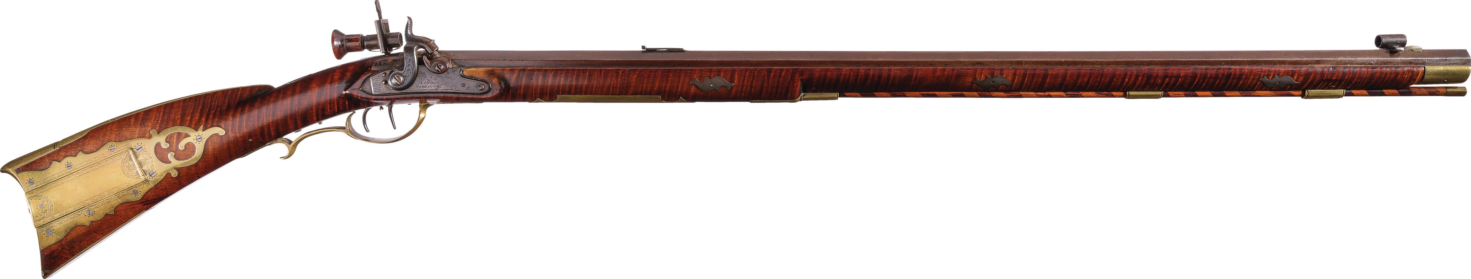 D. Boyer Percussion American Long Rifle | Rock Island Auction