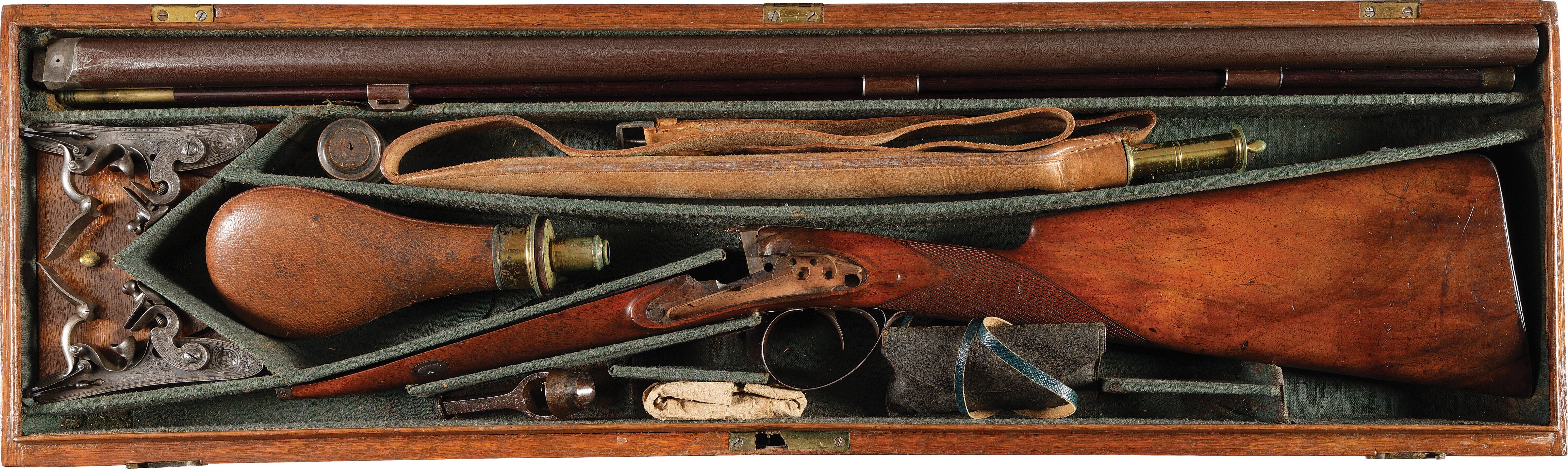 William Smith Double Barrel Flintlock Sporting Gun | Rock Island Auction