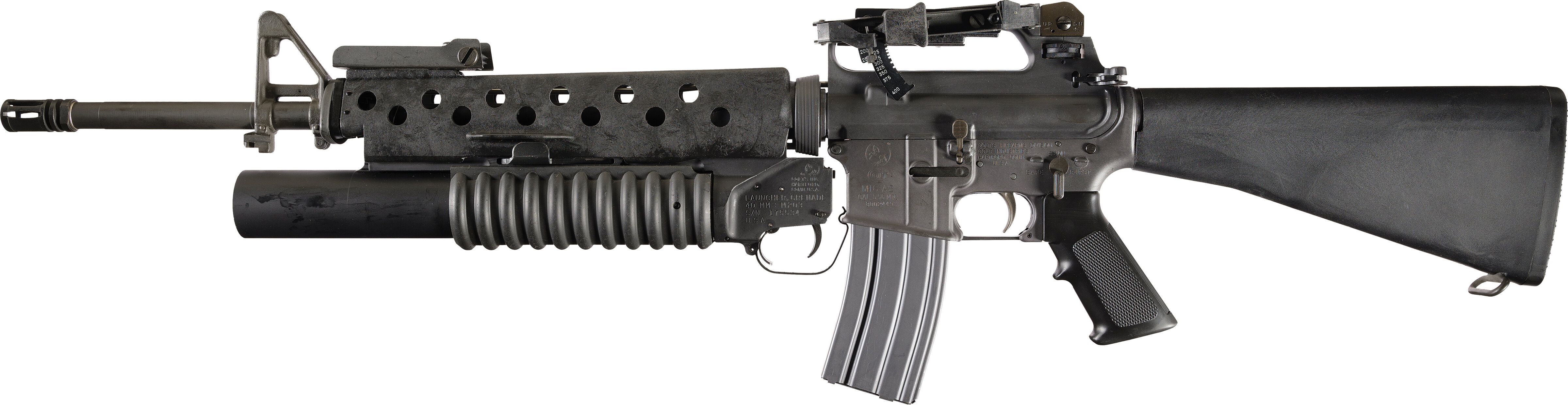 Colt "Grenadier" M16A2/M203, Class III/NFA Machine Gun/DD | Rock Island ...