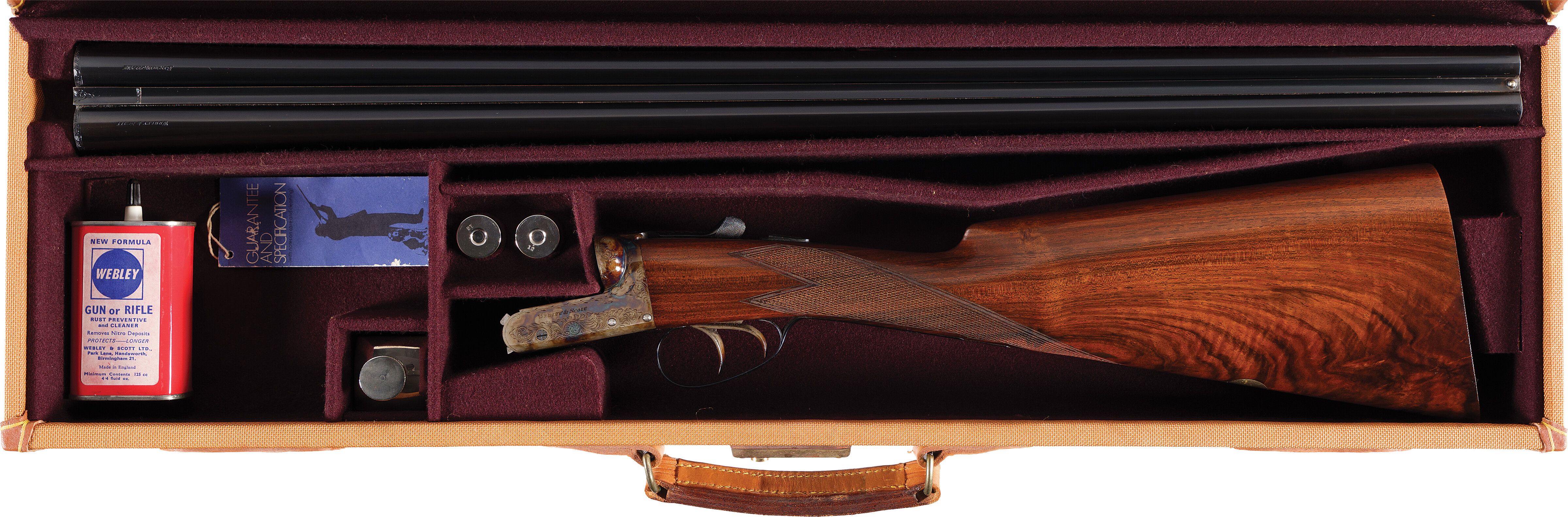 John V. Moynes' Webley & Scott Model 700 Shotgun | Rock Island Auction