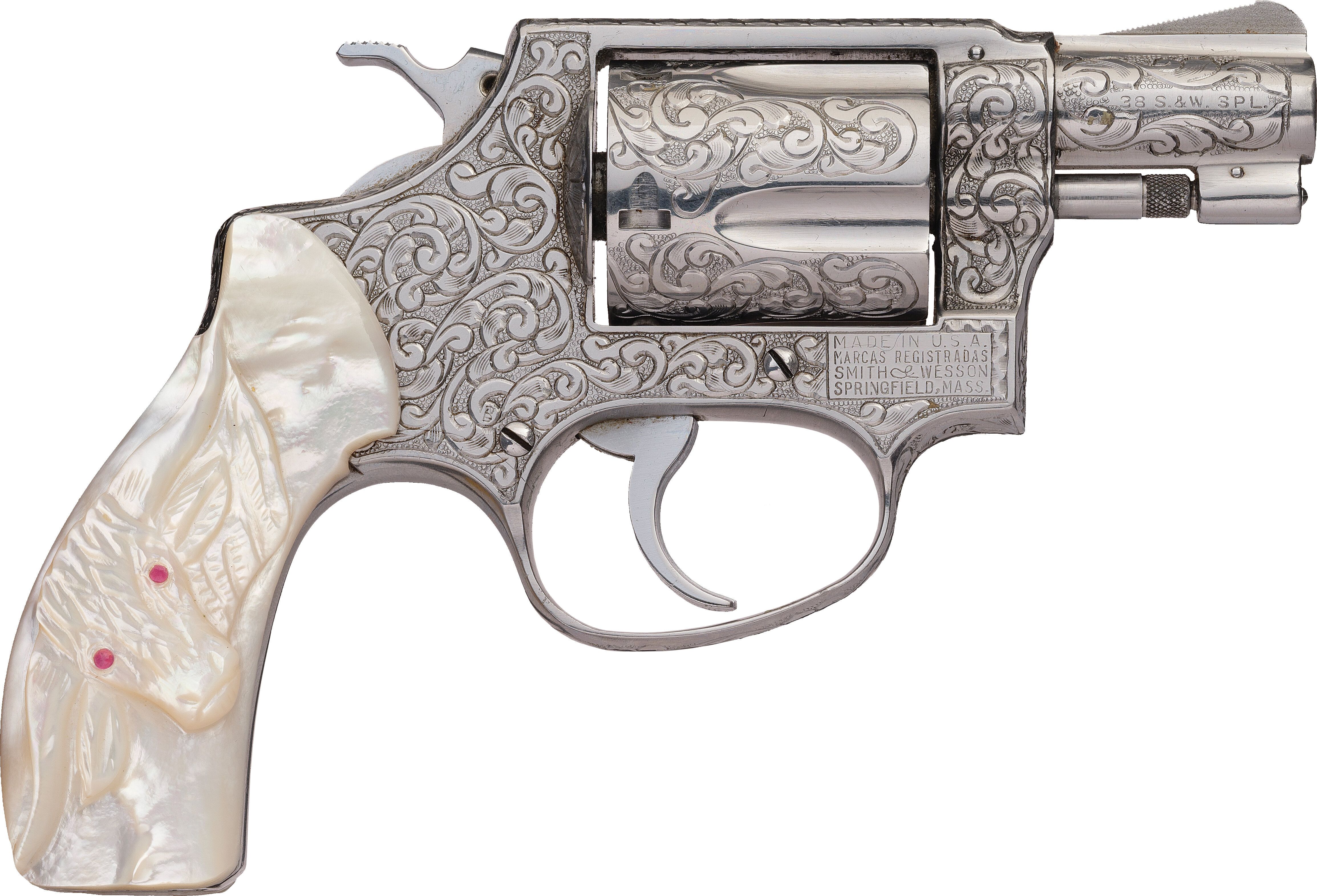 Weldon Bledsoe Engraved Smith & Wesson Model 60 Revolver | Rock Island ...