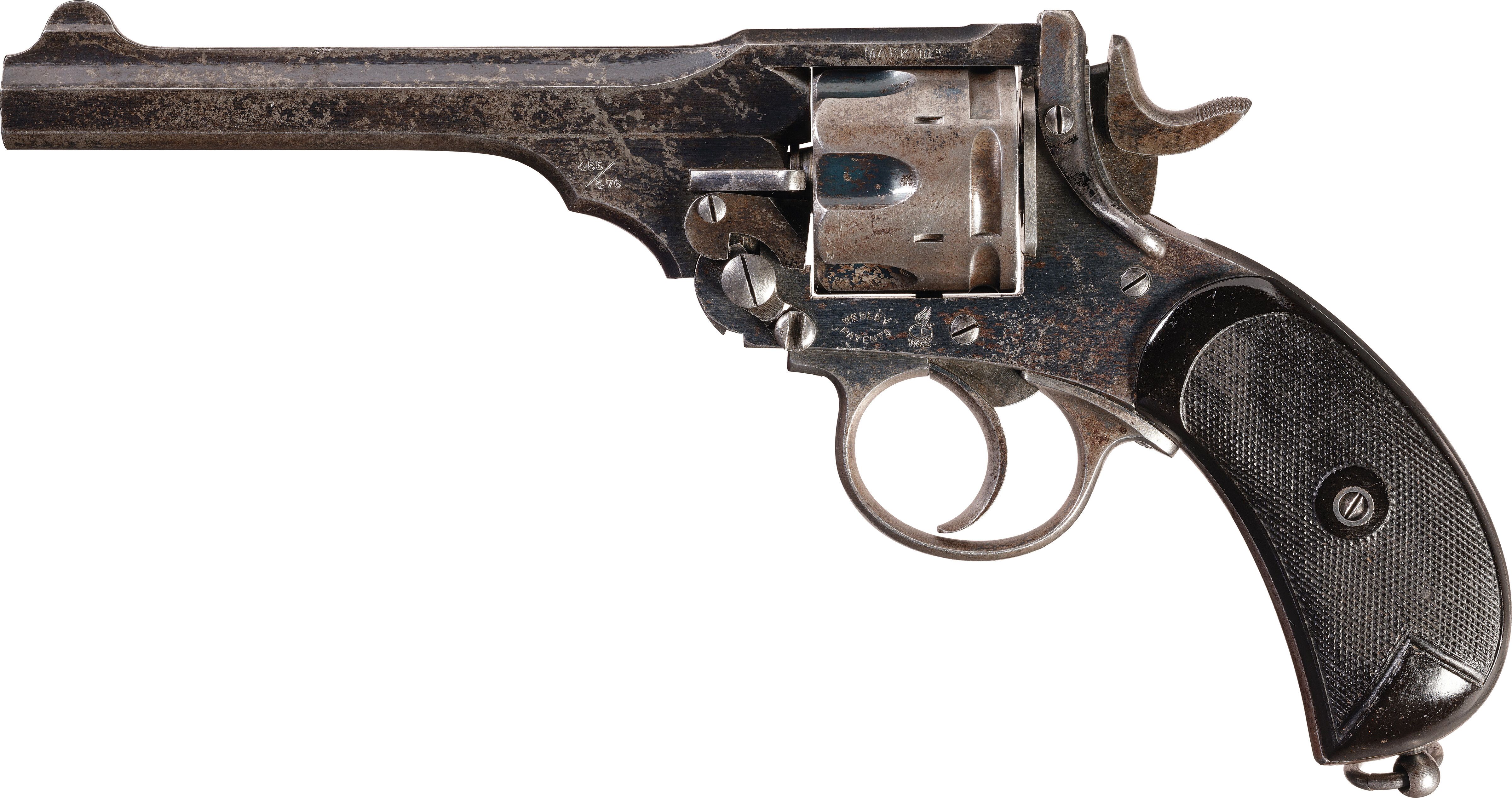 Webley & Scott Mark III Revolver Inscribed to Major B. Rayner | Rock ...