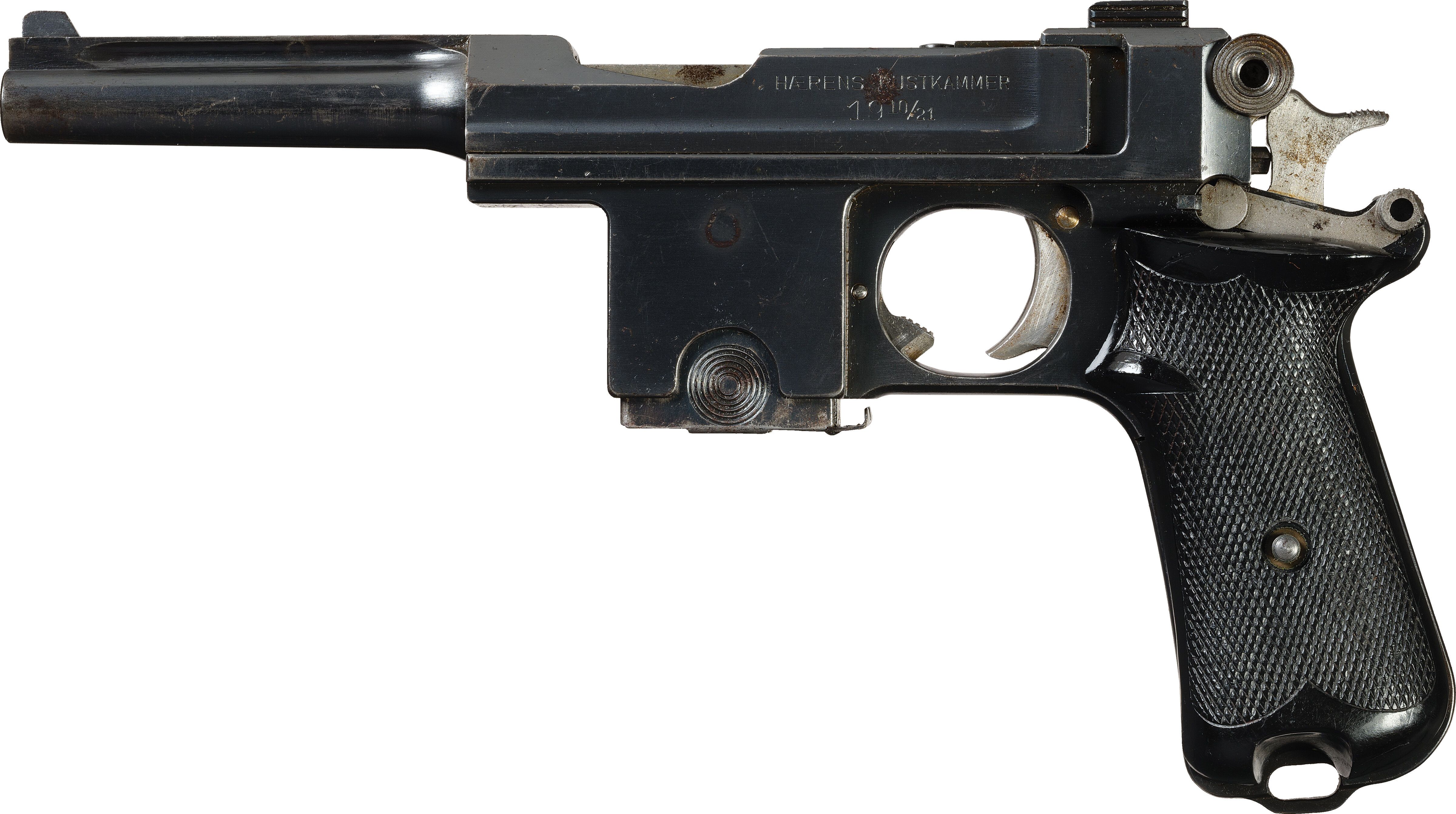 Danish Bergmann Patent Model 1910/21 Semi-Automatic Pistol | Rock ...