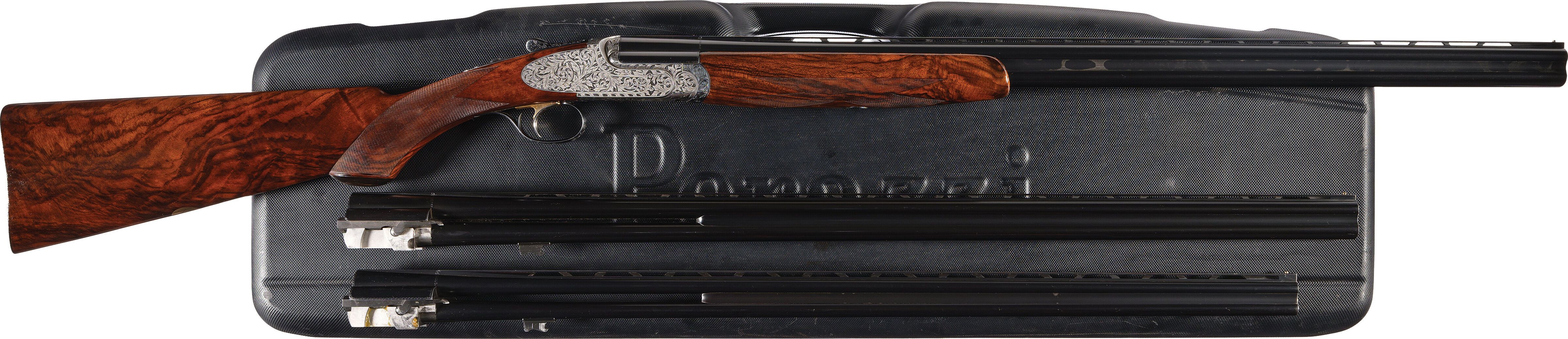 Granetti Engraved Perazzi 28 Gauge SCO/C Shotgun 3 Barrel Set | Rock ...