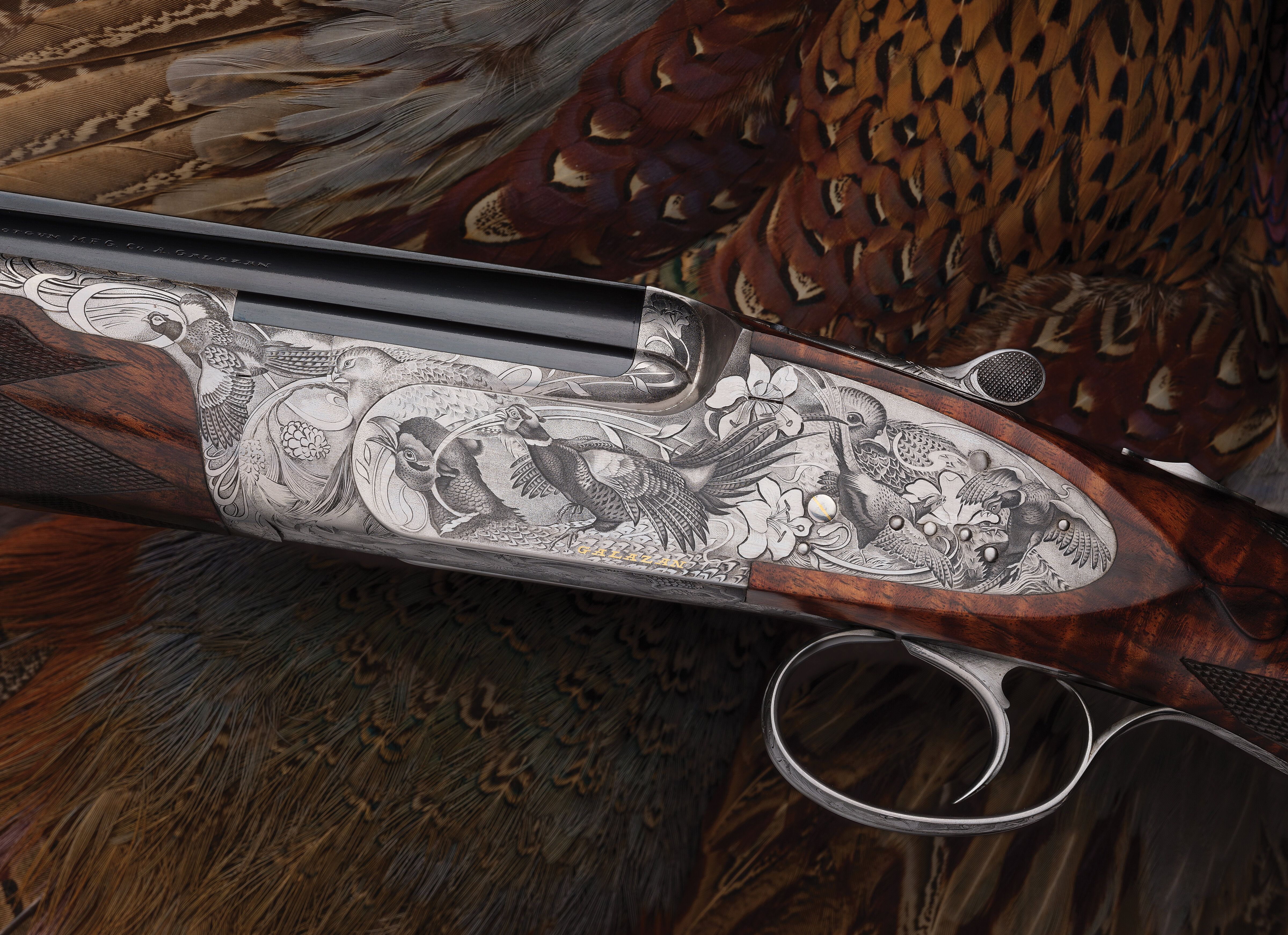 Giacomo Fausti Engraved A. Galazan 20 Gauge Over/Under Shotgun | Rock ...