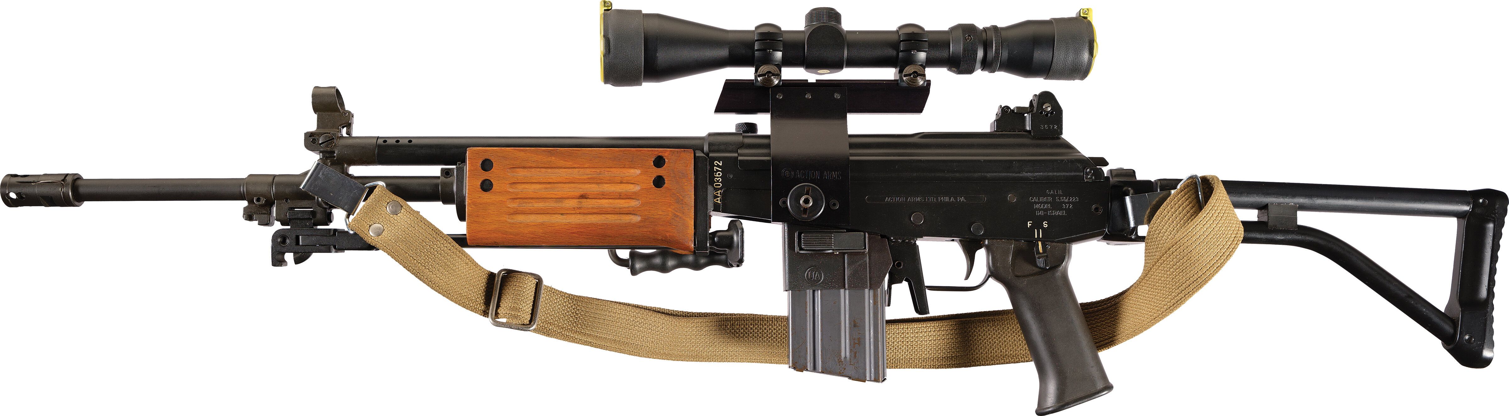 Pre-Ban I.M.I./Action Arms Galil Model 372 Rifle with Scope | Rock ...