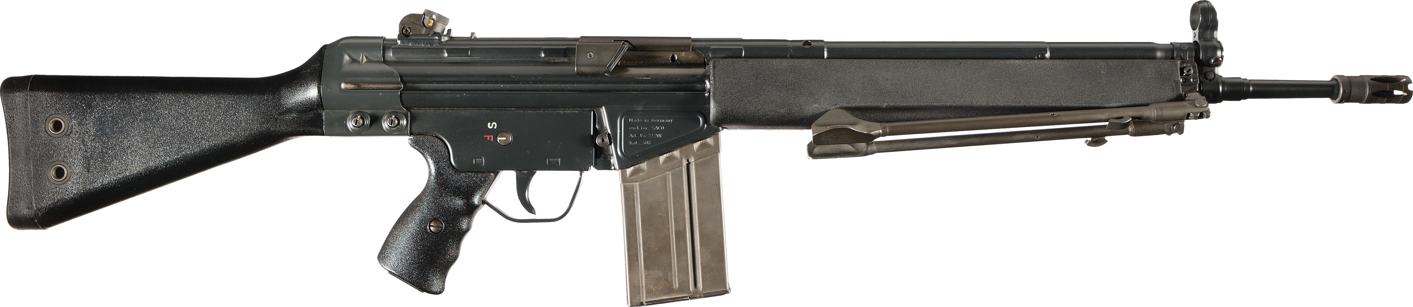 Pre-Ban Heckler & Koch HK91 Rifle with Box and Bipod | Rock Island Auction