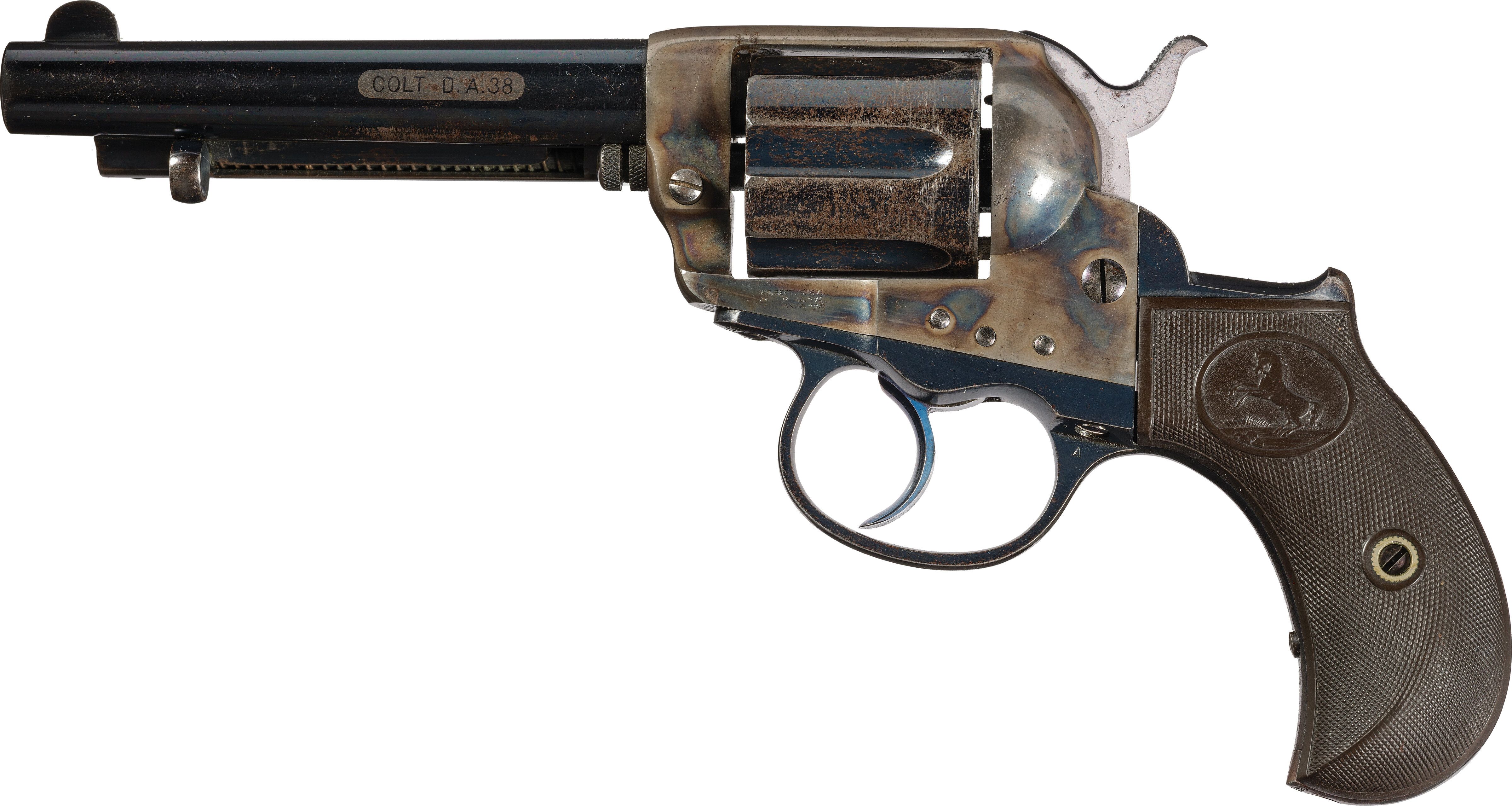 Colt Etched Panel Model 1877 Lightning Double Action Revolver | Rock ...