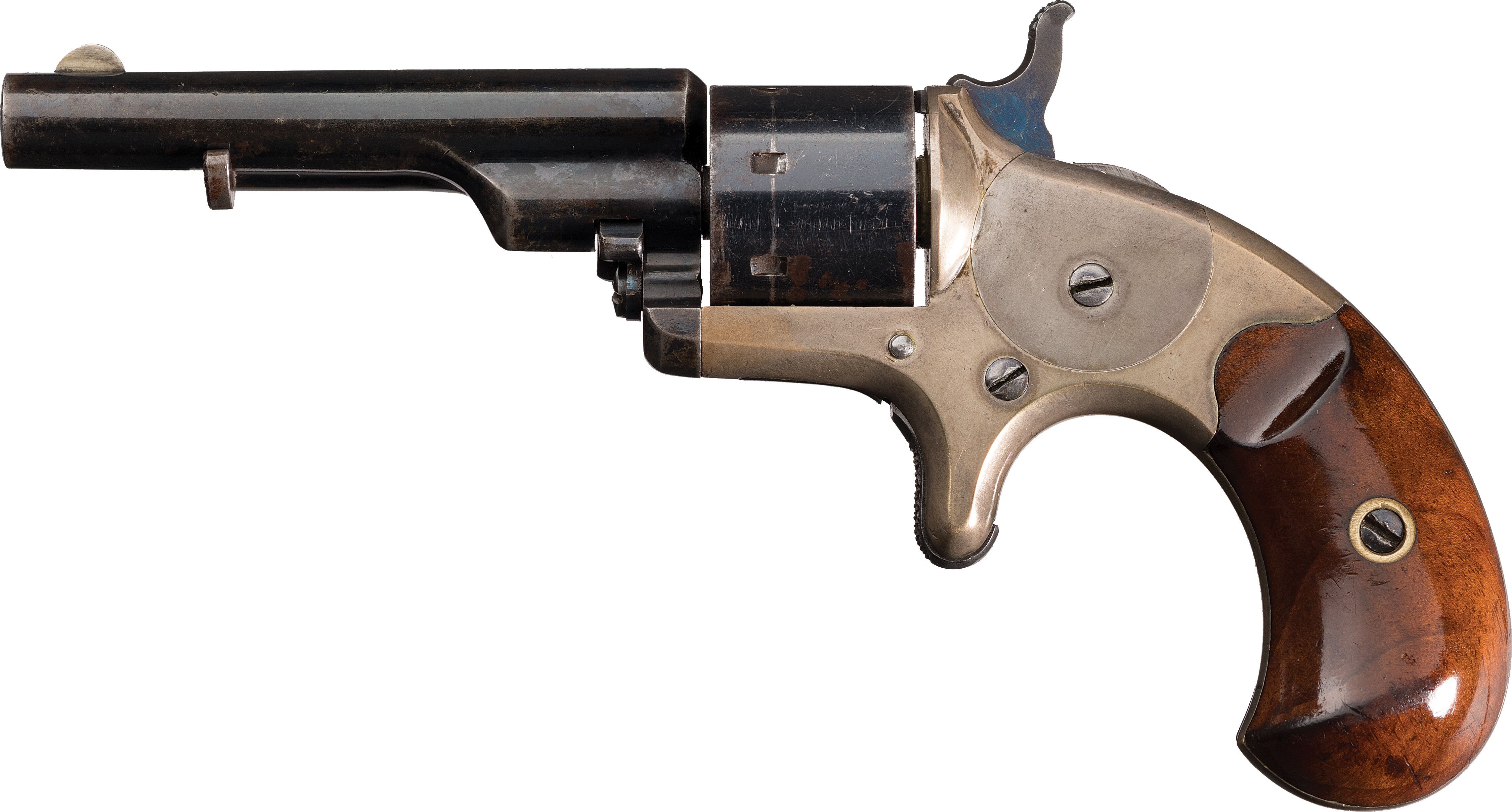 Early Production Colt Open Top Pocket Spur Trigger Revolver | Rock ...