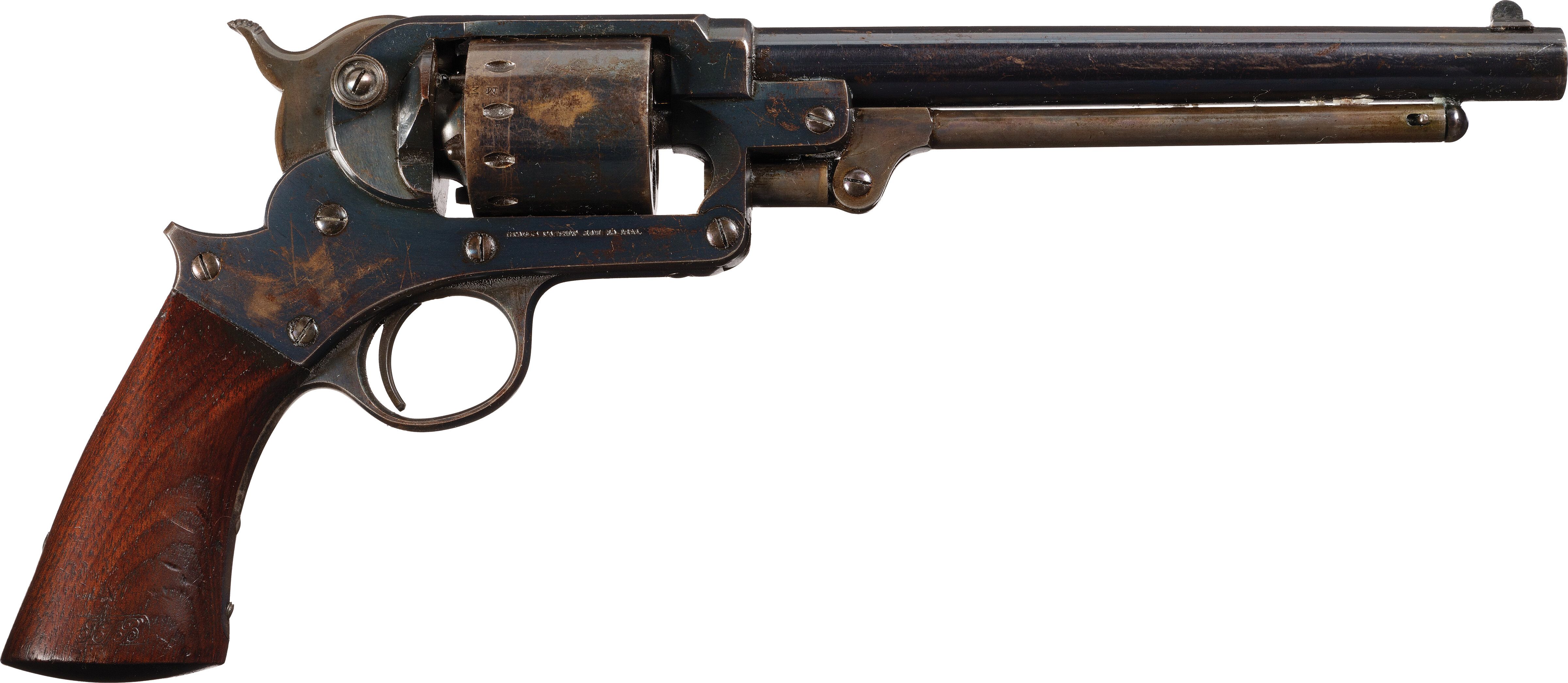 Civil War U.S. Starr 1863 Army Single Action Percussion Revolver | Rock ...