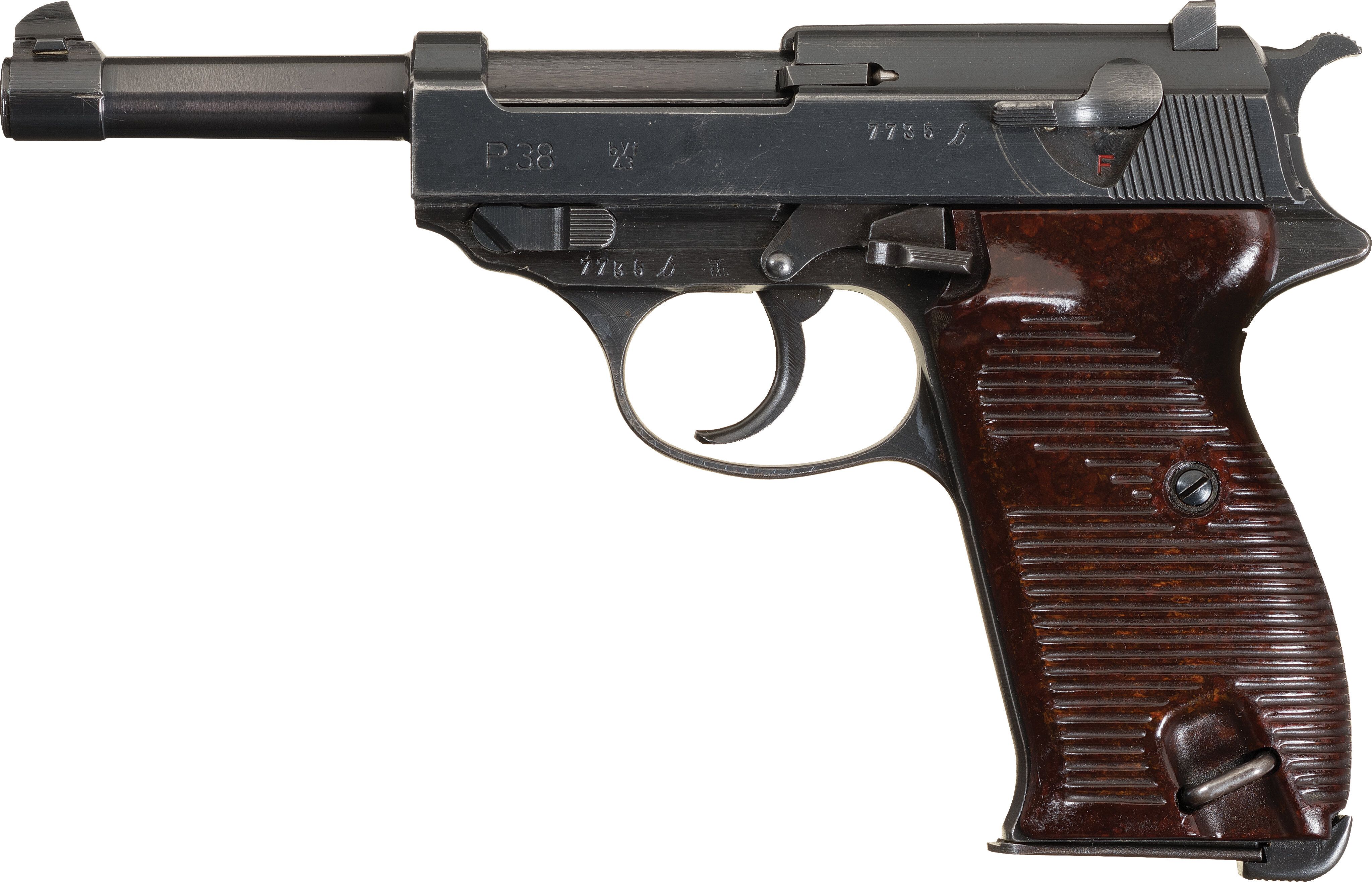 WWII Mauser "byf/43" Code P.38 Pistol with Capture Certificate | Rock Island Auction