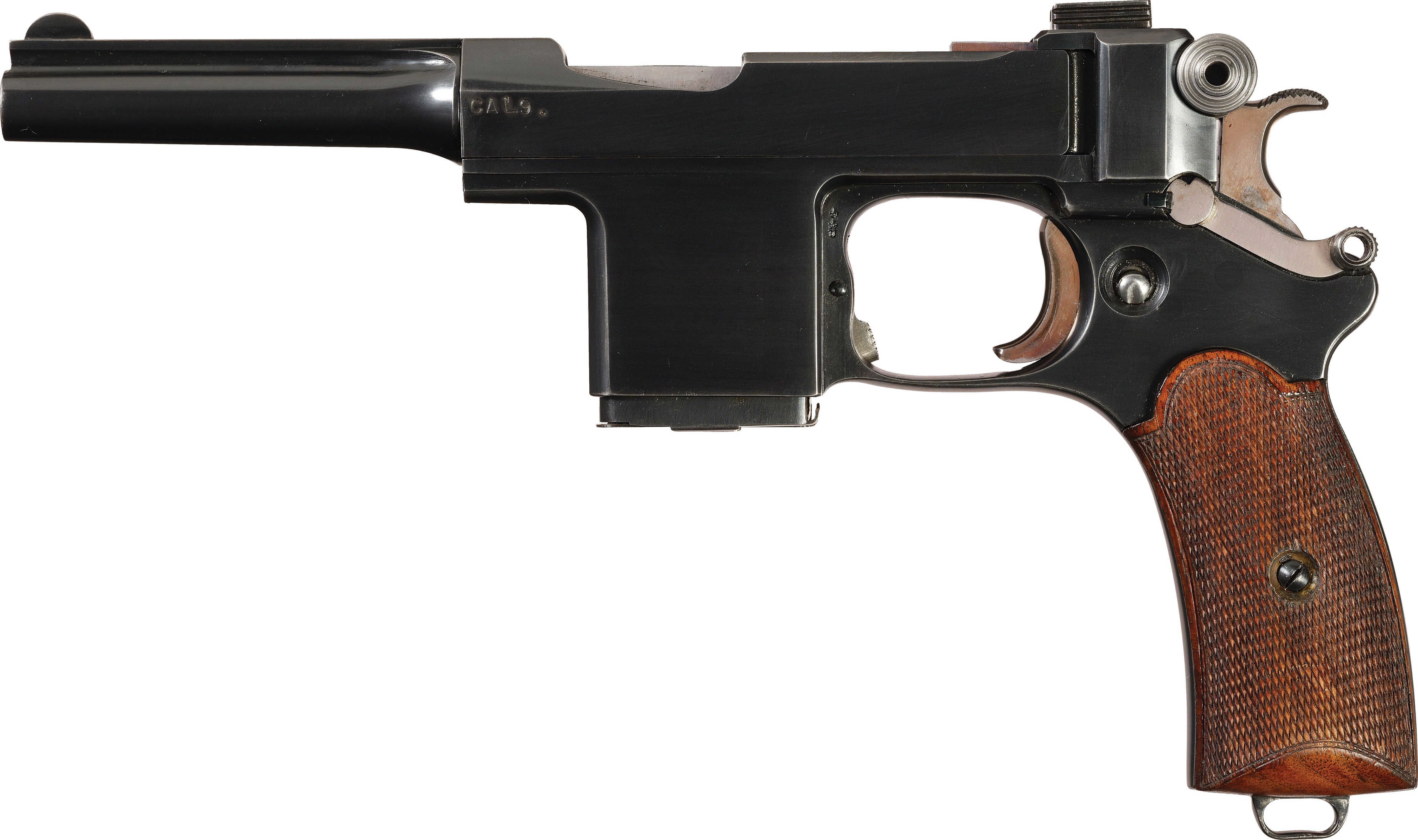 Very Scarce Bergmann Mars Model 1903 Pistol in 9mm | Rock Island Auction