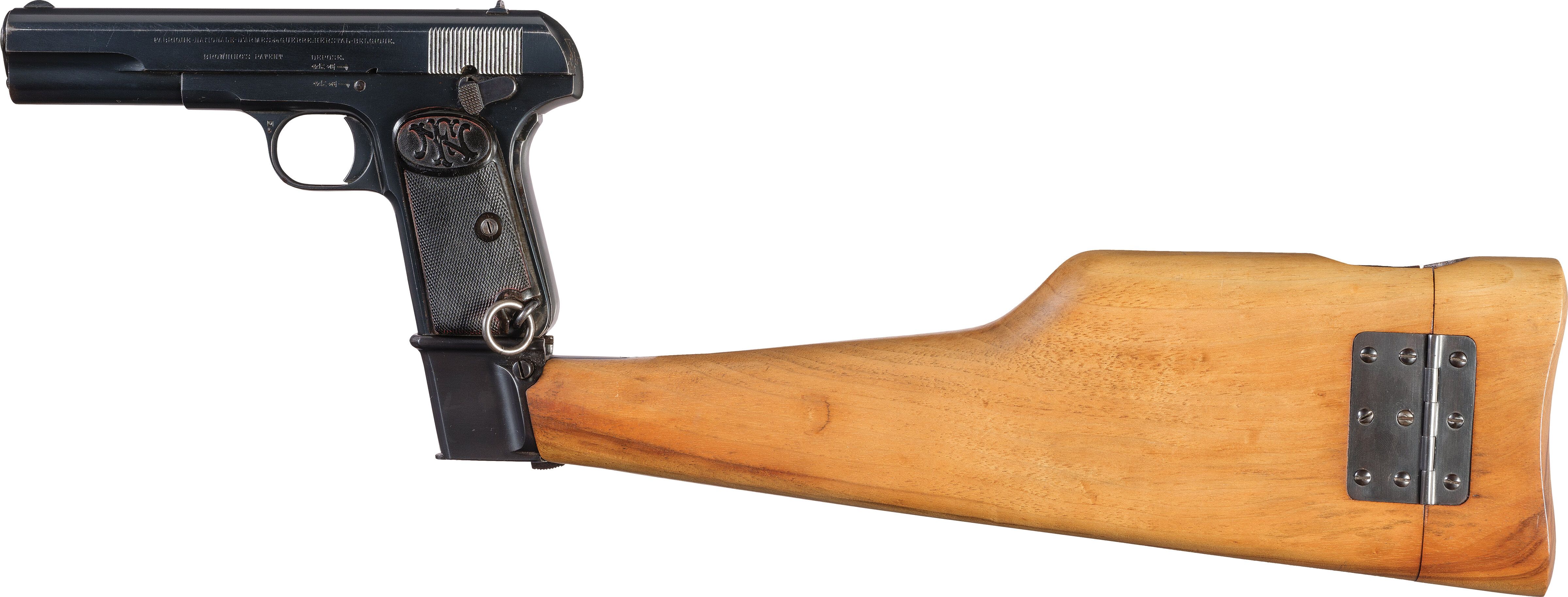 FN 1903 Pistol with Matching Stock and Extended Magazine | Rock Island ...