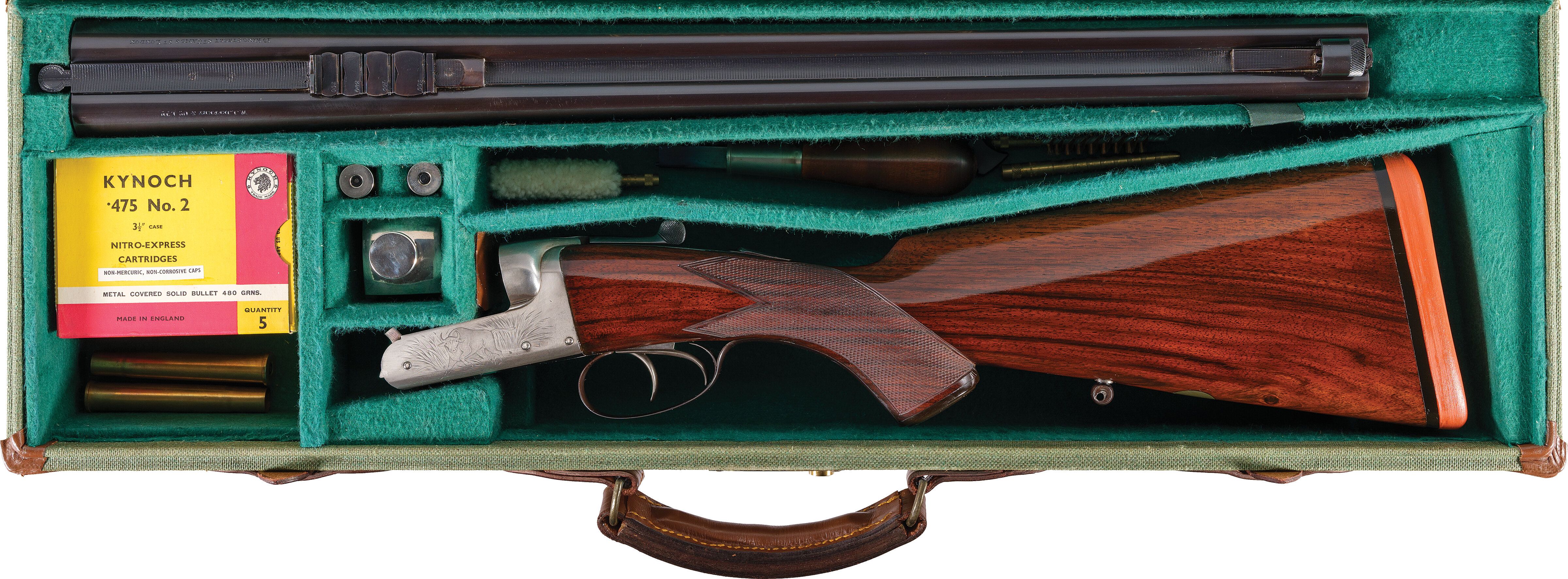 Engraved W. J. Jeffery & Co. Boxlock Ejector Double Rifle | Rock Island ...