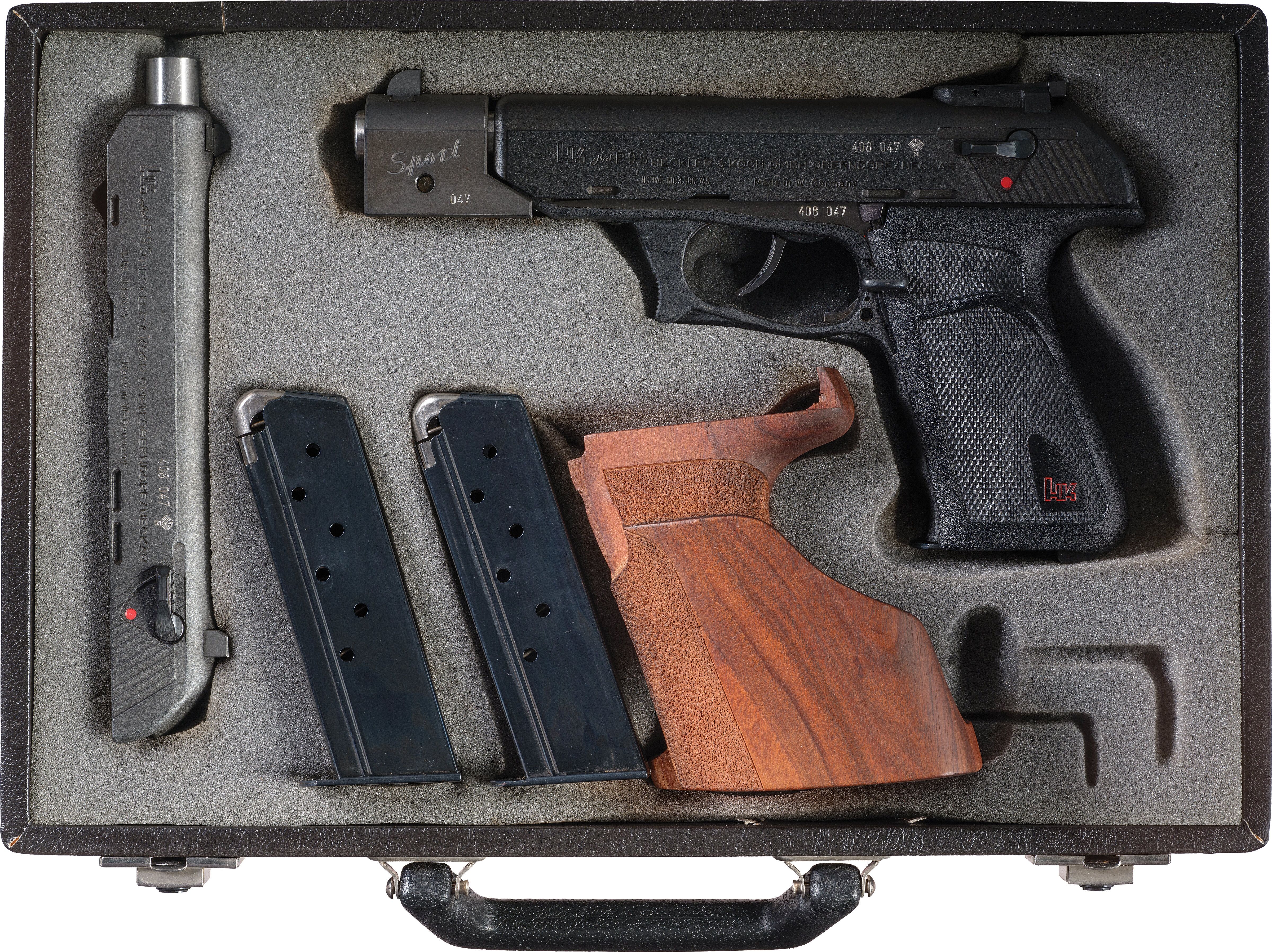 Heckler & Koch P9S Target Pistol Two Barrel Set with Box | Rock Island ...