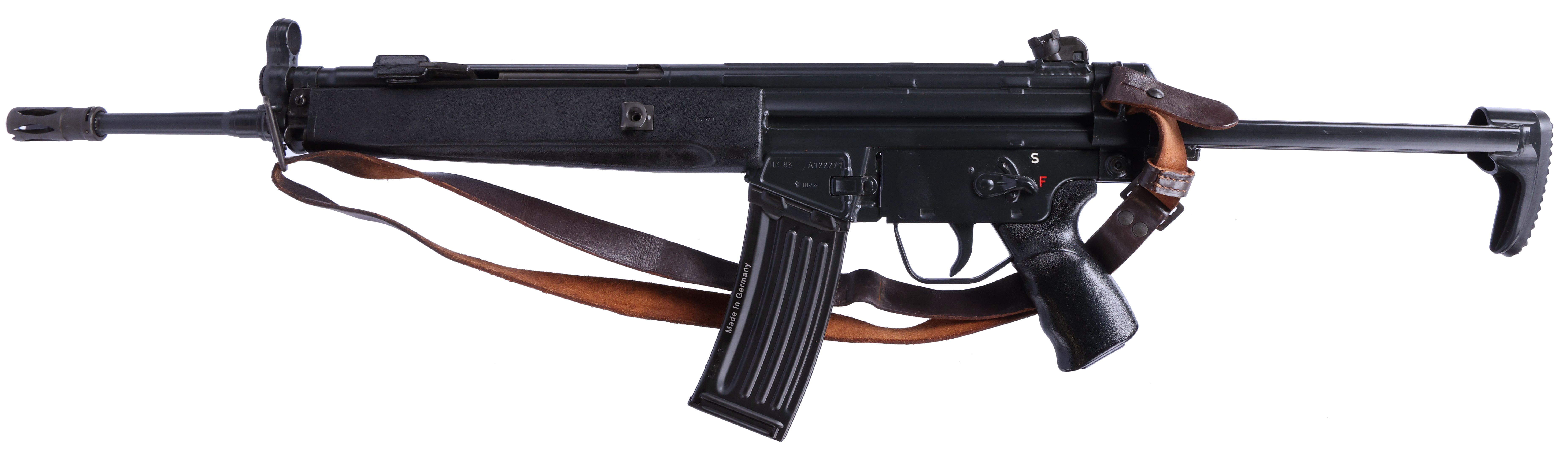 Pre-Ban H&K HK93 A3 Paratrooper Pattern Rife | Rock Island Auction