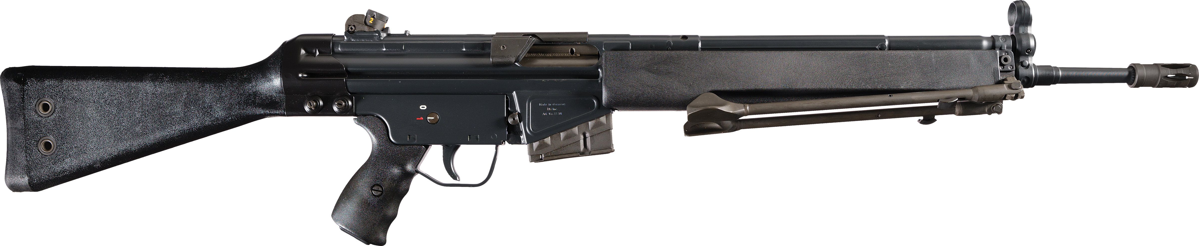 Desirable Pre-Ban Heckler & Koch HK91 Rifle with Bipod and Box | Rock ...