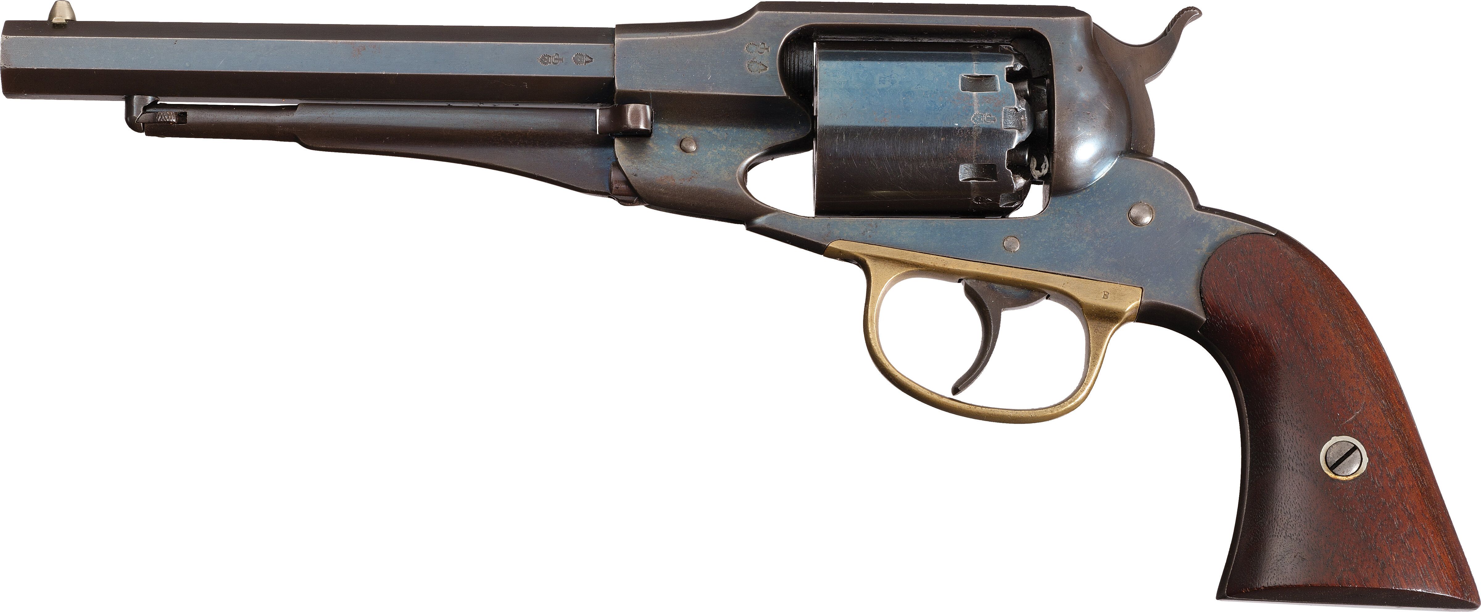 Remington-Rider Double Action New Model Belt Percussion Revolver | Rock ...