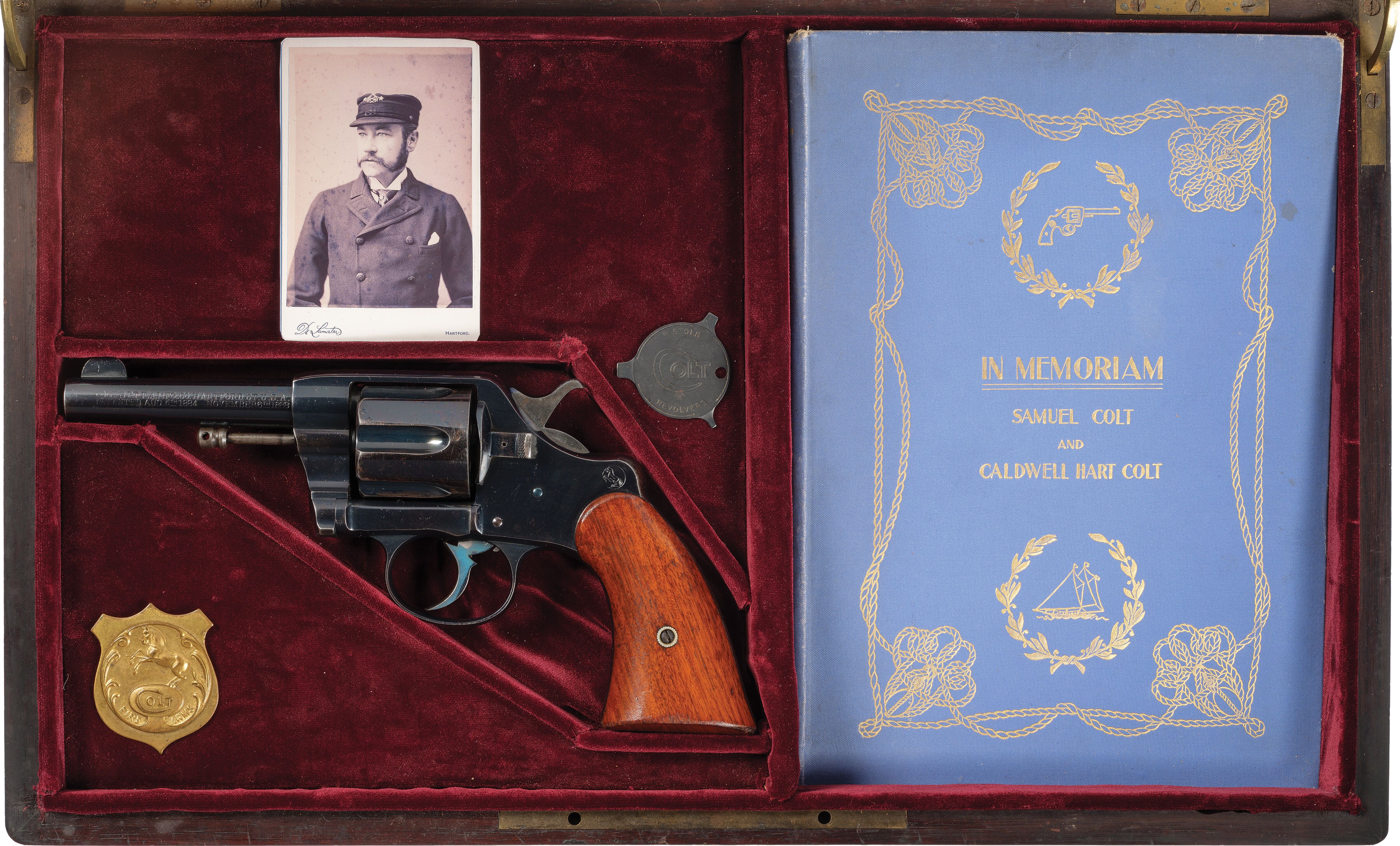 Caldwell Hart Colt Serial Number 3 Colt Model 1889 D.A. Revolver | Rock ...