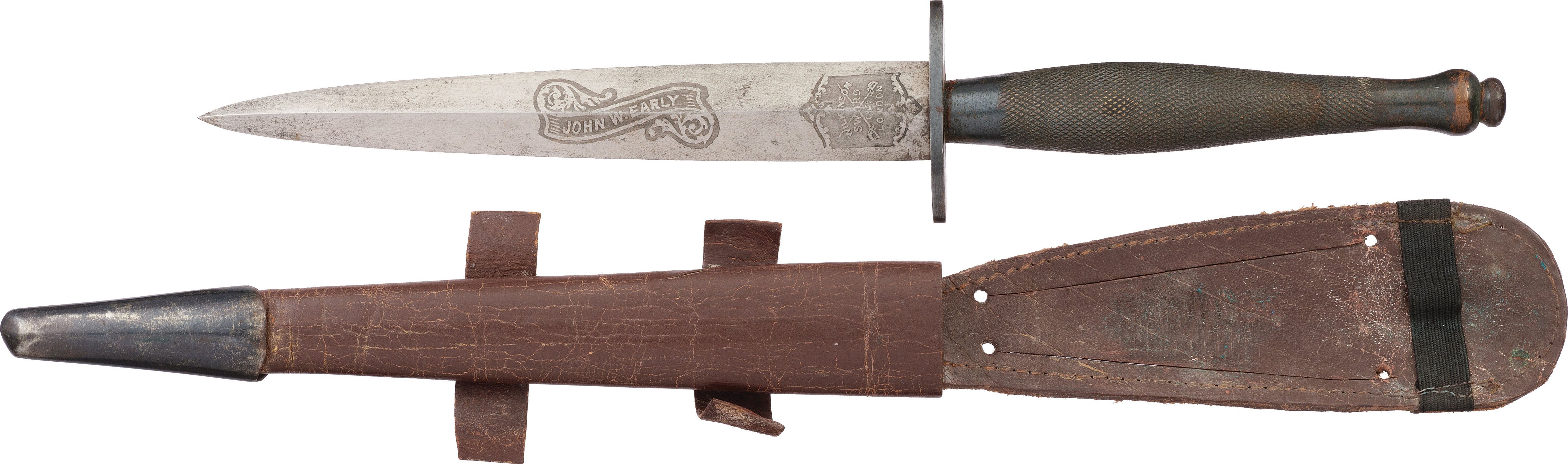 Wilkinson Sword Fairbairn-Sykes Dagger, Special Order Etching | Rock ...