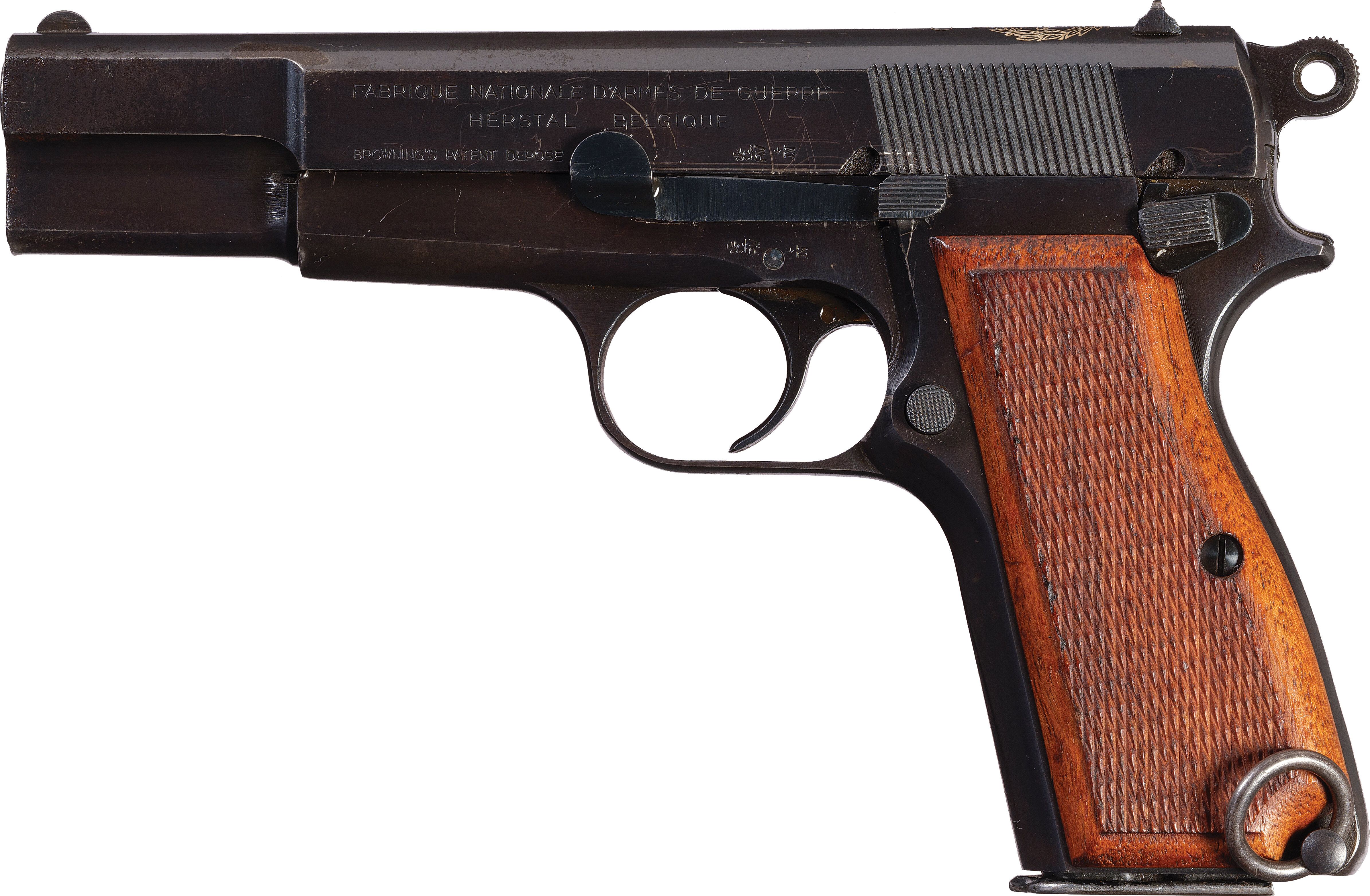 "C.B." Marked Belgian Congo Colonial FN M1935 High-Power Pistol | Rock ...