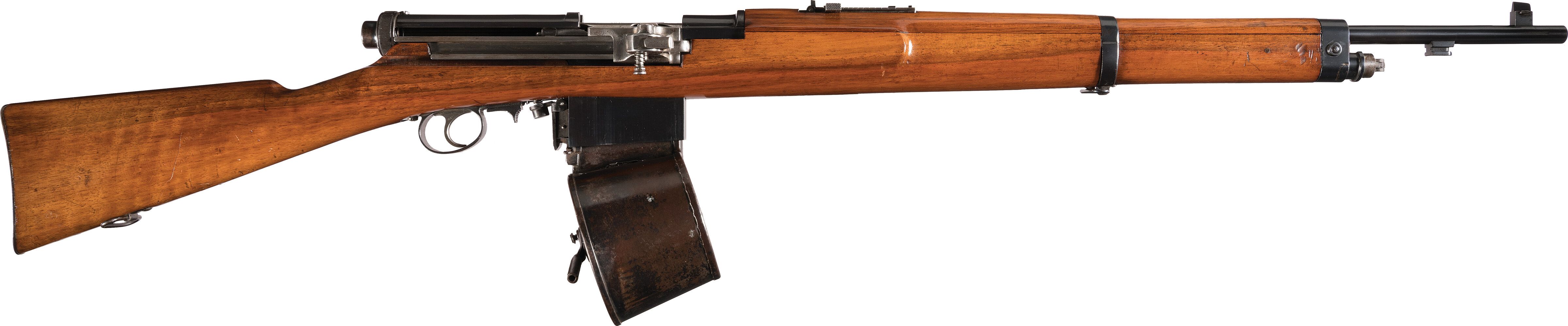 Mondragon Model 1908 Semi-Automatic Rifle with Drum Magazine | Rock ...