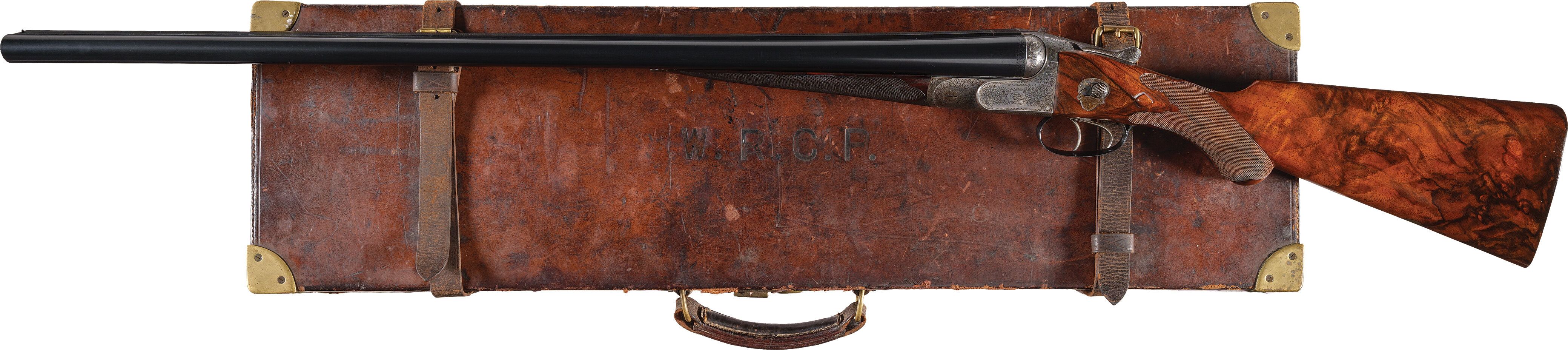 W. W. Greener 10 Gauge Boxlock Double Barrel Shotgun with Case | Rock ...