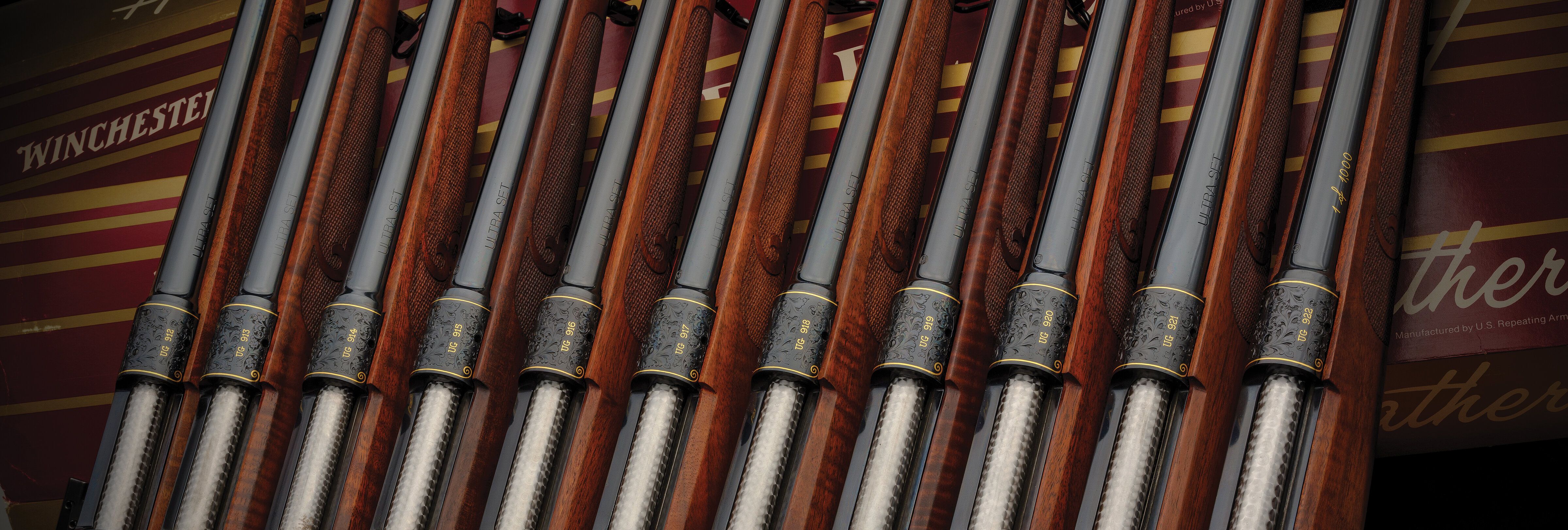 Eleven Consecutive Winchester Ultra Set Model 70 Rifles | Rock Island ...