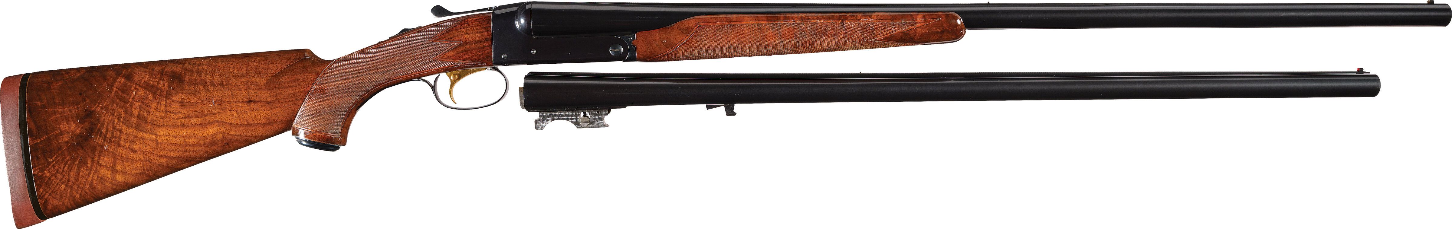 Winchester Model 21 Shotgun Two Barrel Set with Letter | Rock Island ...