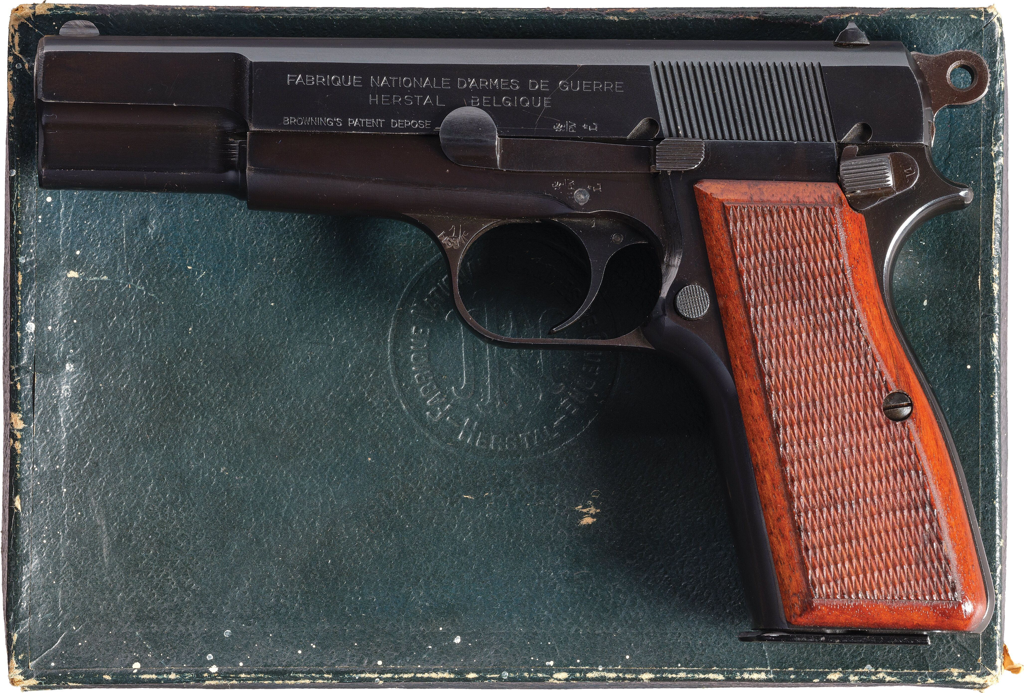 "SILESIA" Marked FN M1935 High-Power Pistol with Box | Rock Island Auction