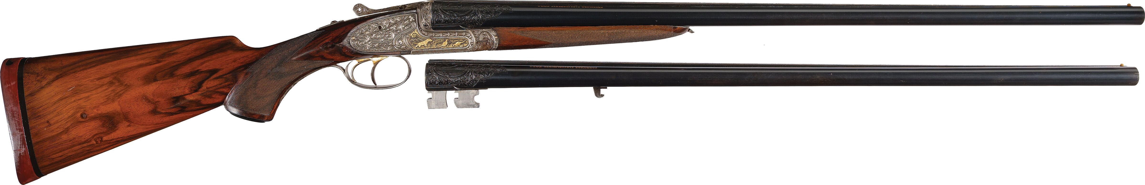 Victor Sarasqueta Sidelock Double Barrel Shotgun Two Barrel Set | Rock ...