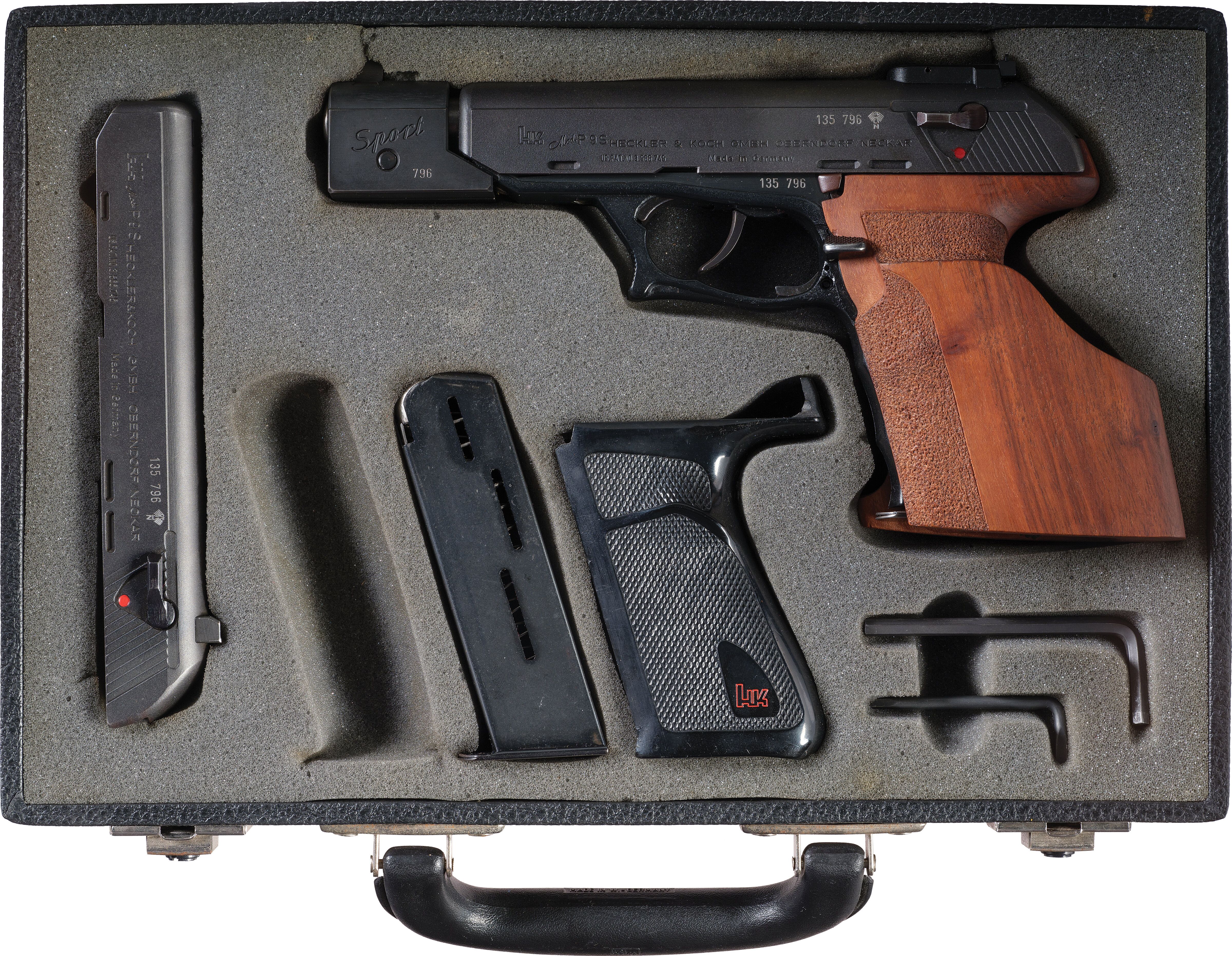 Heckler & Koch P9S Semi-Automatic Target Pistol Two Barrel Set | Rock ...