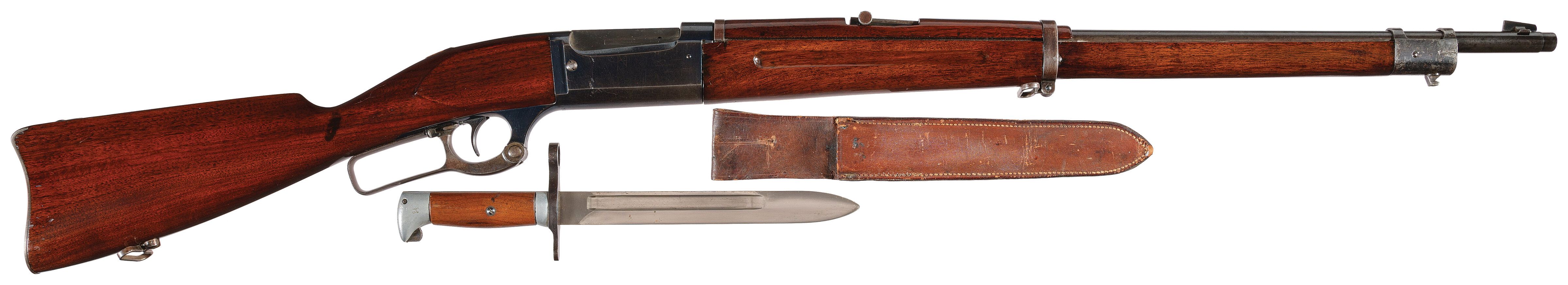WWI Era Montreal Home Guard Savage 1899D Musket with Bayonet | Rock ...