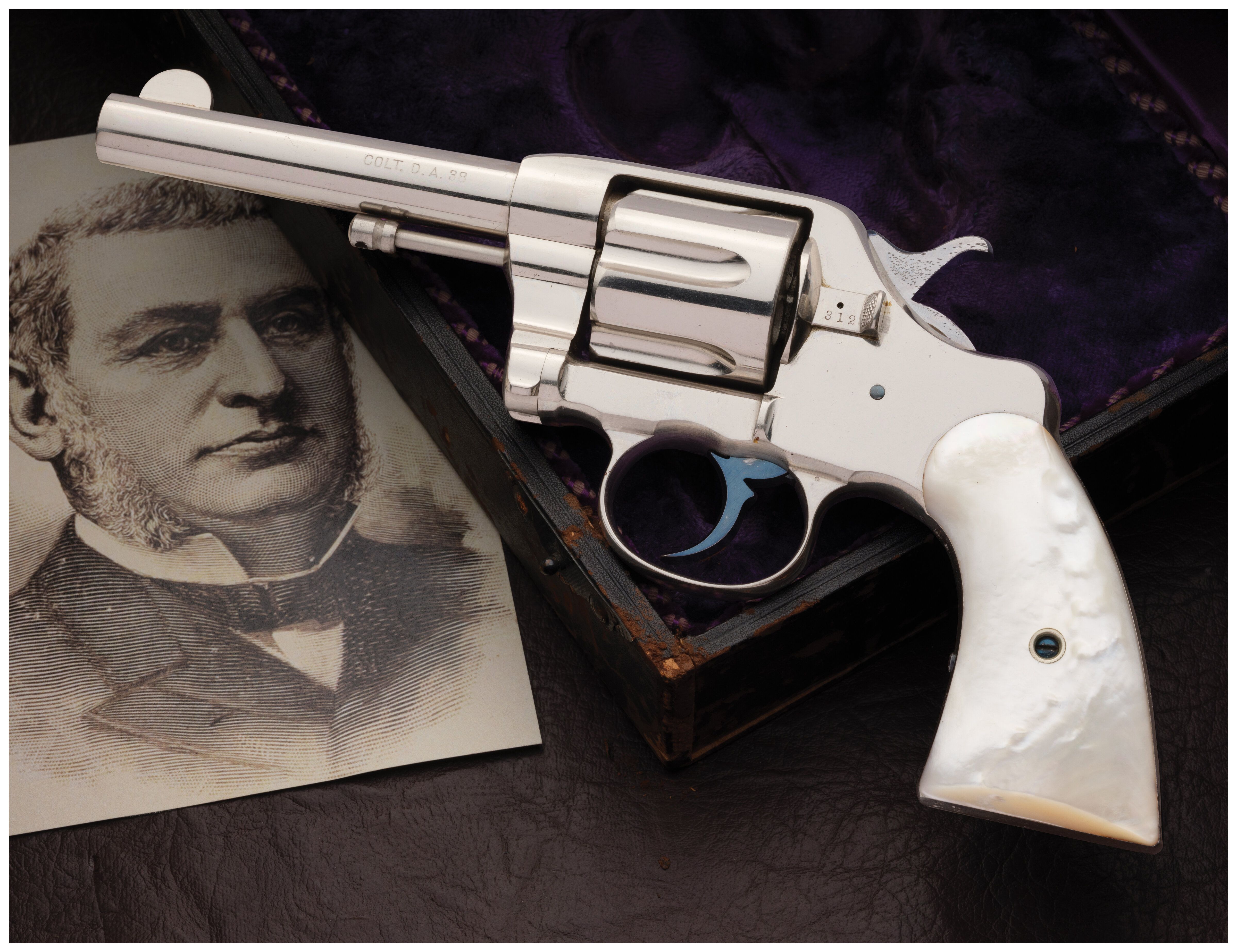 Factory Presentation Inscribed Colt Model 1889 Revolver | Rock Island ...