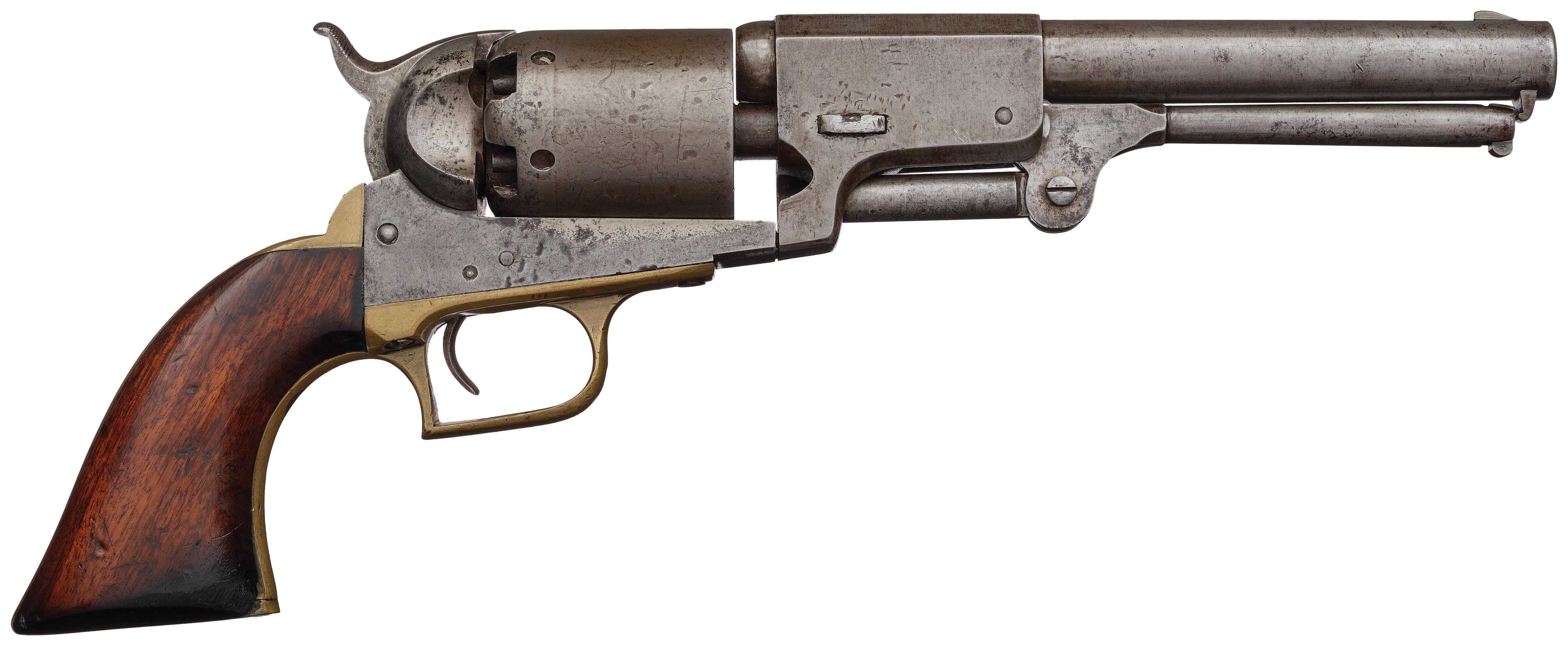 "Fluck" U.S. Colt First Model Dragoon Percussion Revolver | Rock Island Auction