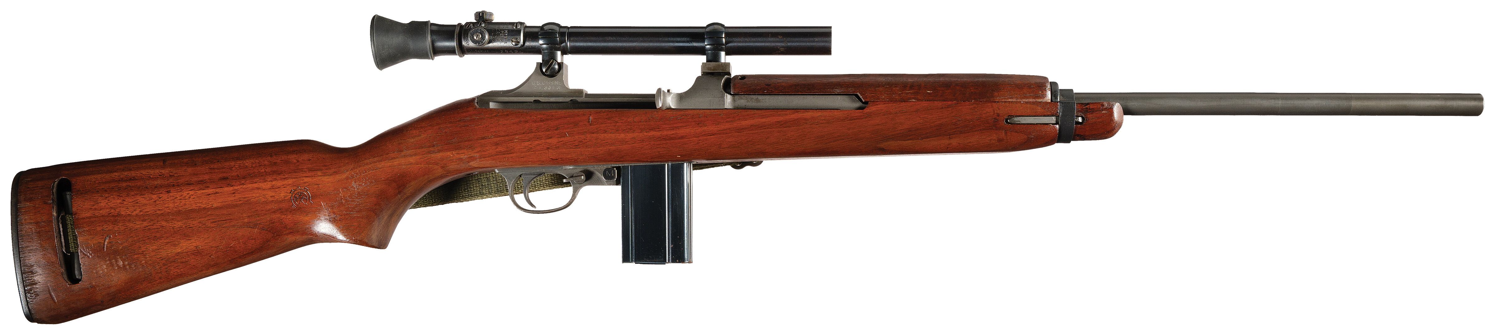 Experimental WWII Winchester T-3 Sniper Carbine with M73B1 Scope | Rock ...