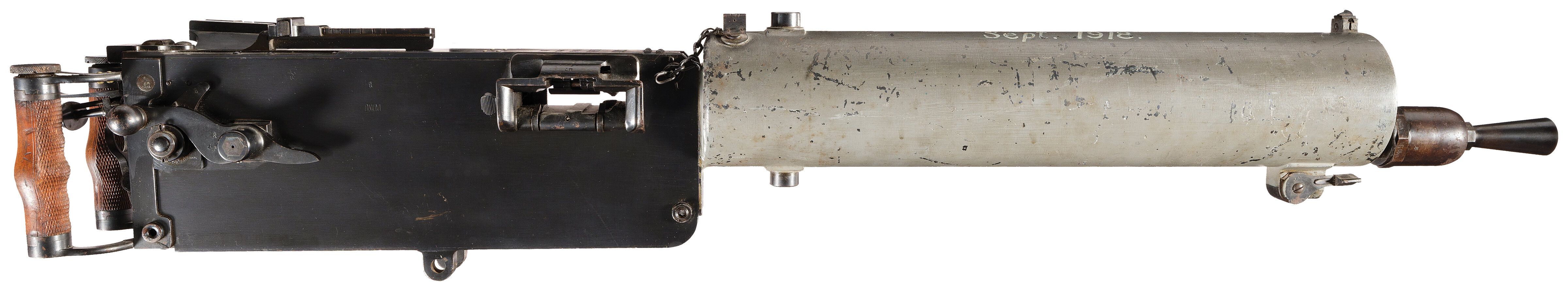 Captured DWM 1908 Maxim, DEWAT Class III C&R Machine Gun | Rock Island ...