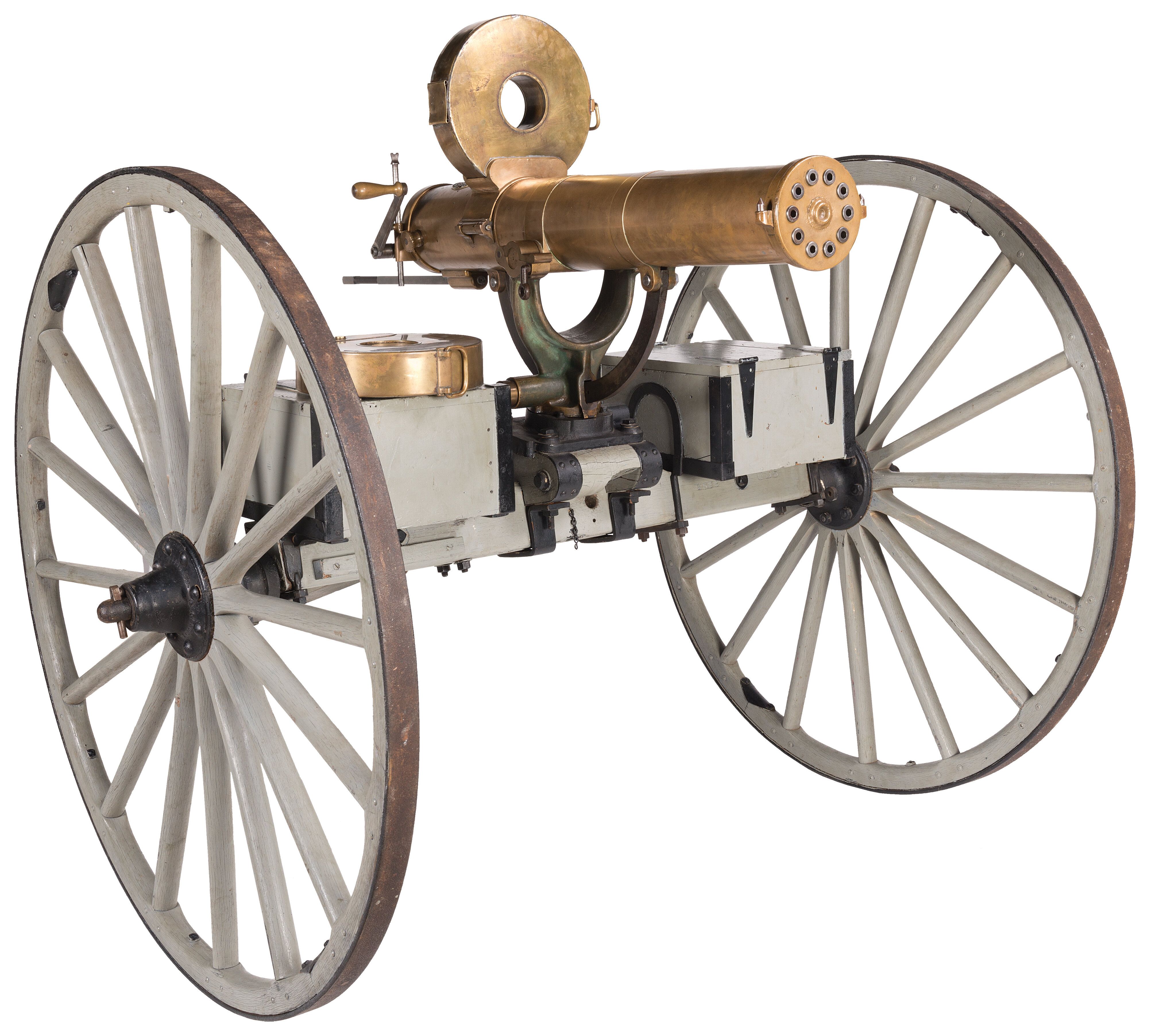 U.S. Inspected Colt Model 1883 Gatling Gun with Field Carriage | Rock ...