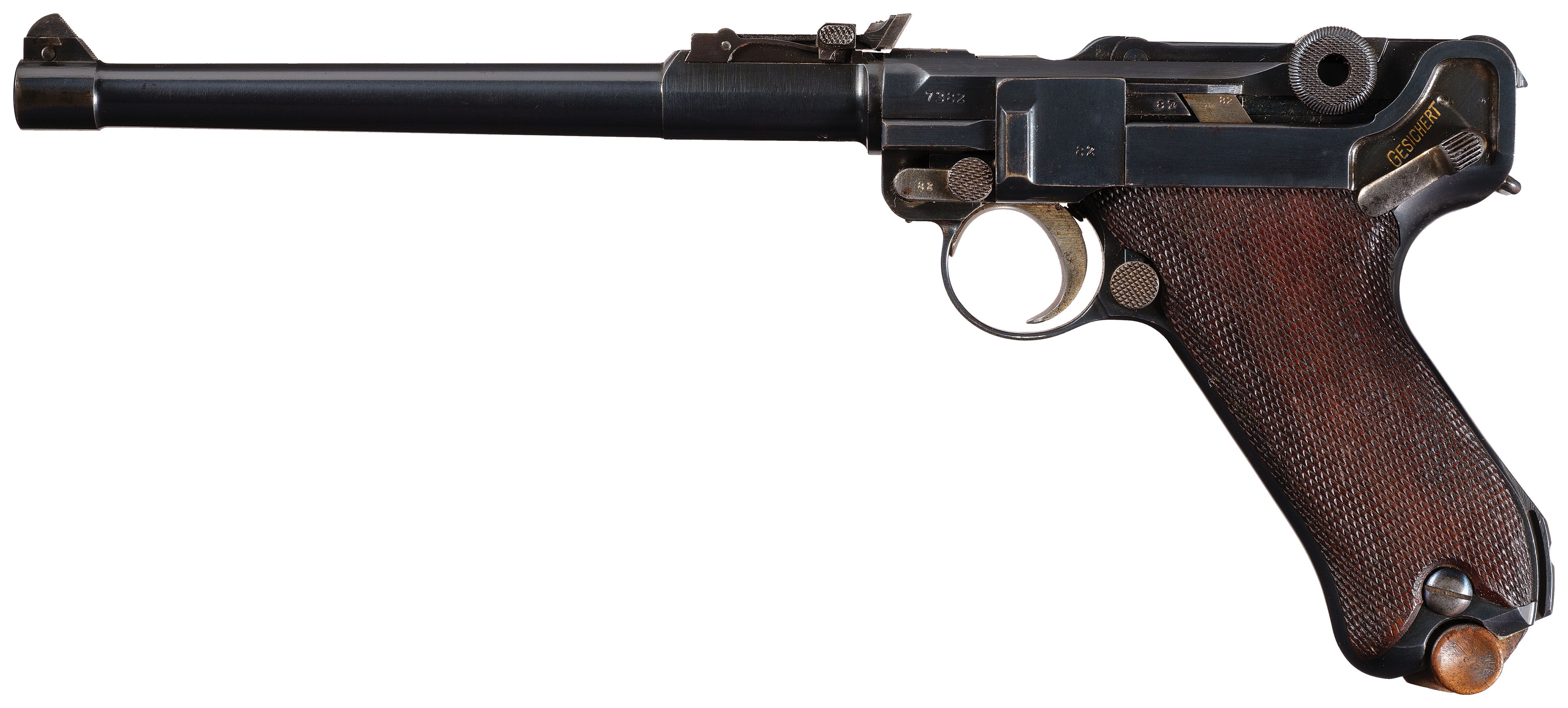 WWI Imperial German "1915" Date DWM M1914 Artillery Luger Pistol | Rock ...