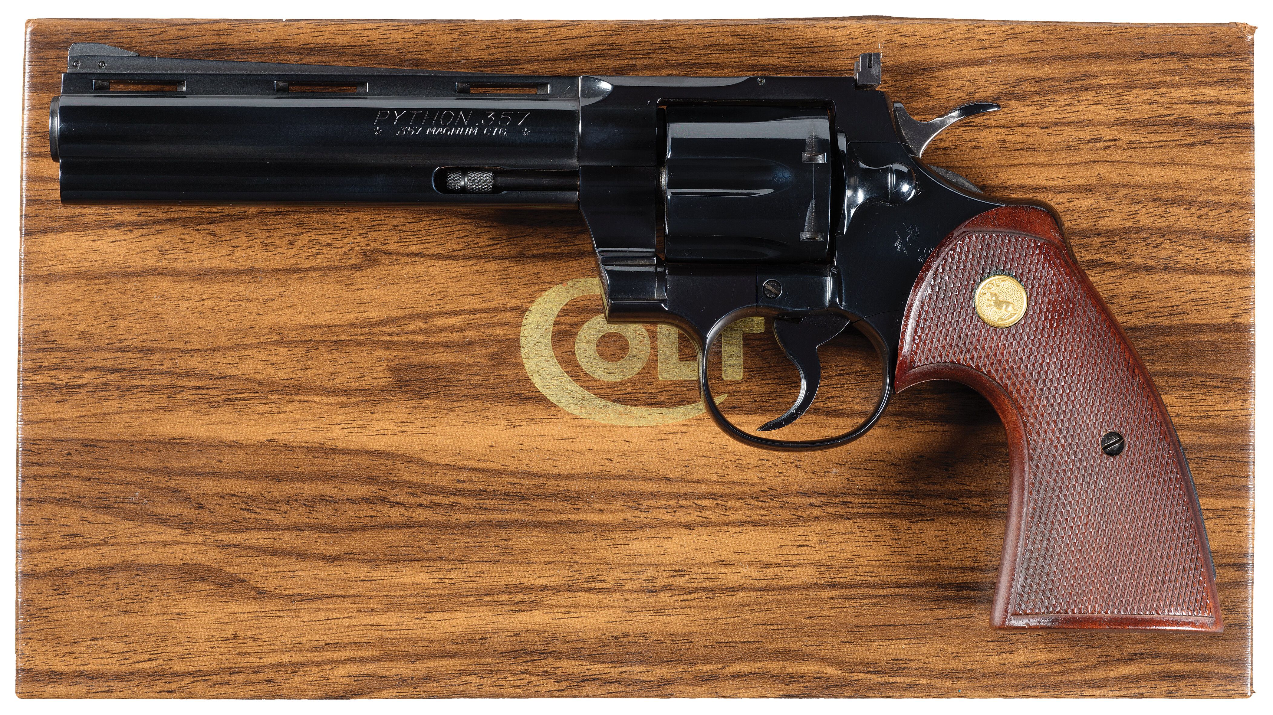 1957 Production Colt Python Revolver with Factory Letter and Box | Rock Island Auction