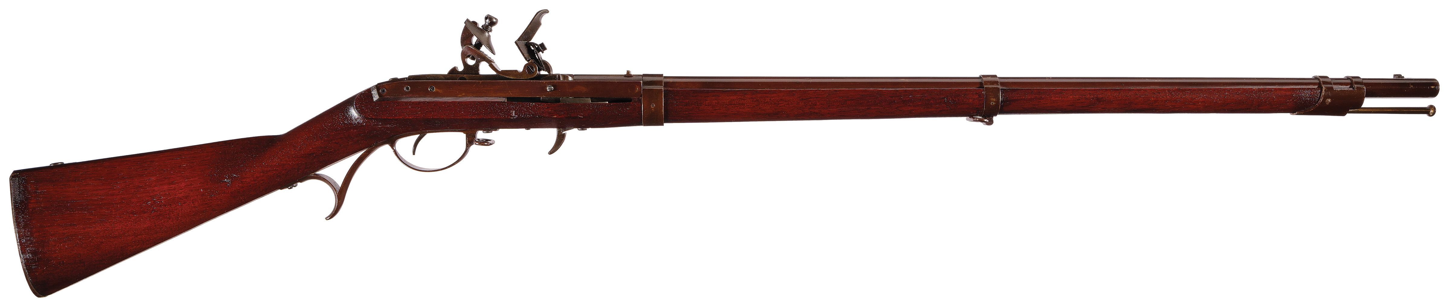 U.S. Harpers Ferry Model 1819 Hall Flintlock Rifle | Rock Island Auction