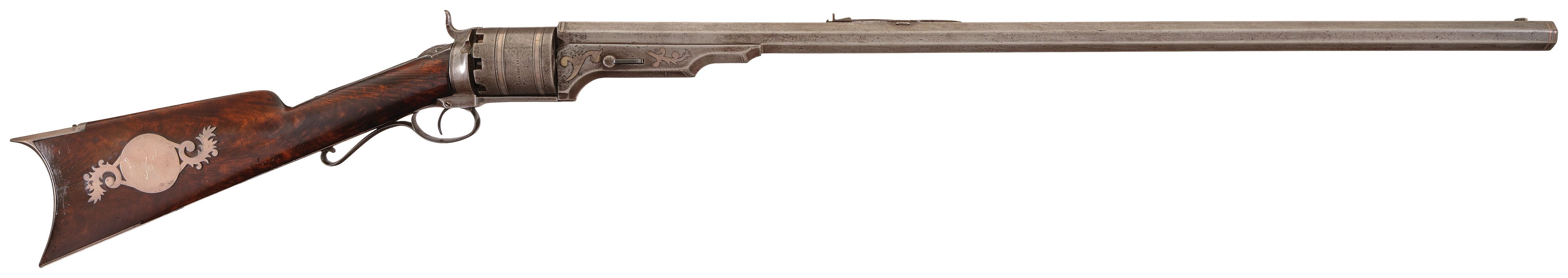 J. R. Comer Inscribed Colt Paterson Percussion Revolving Rifle | Rock ...