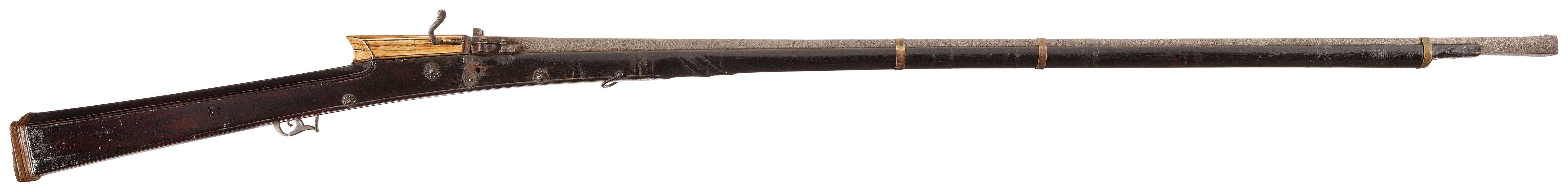 Indian "Toradar" Matchlock Musket with Square Bore | Rock Island Auction