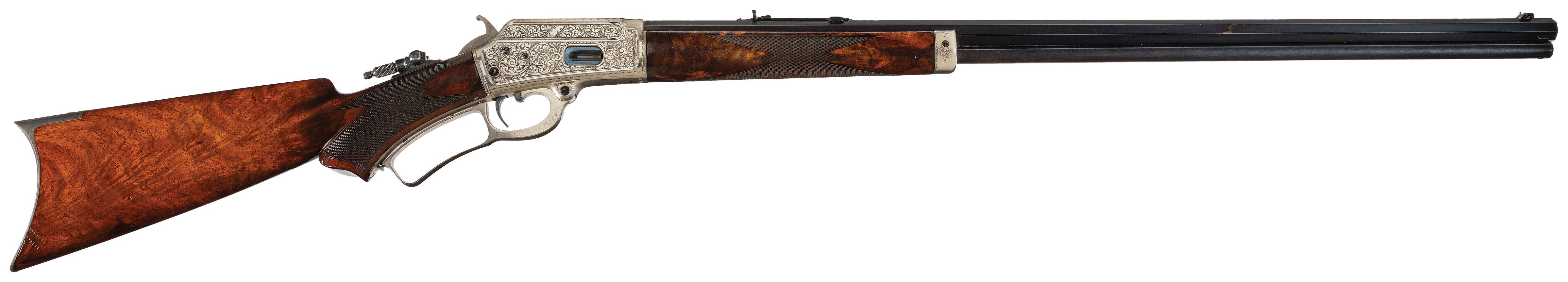 L.D. Nimschke Engraved Marlin Model 1889 Rifle | Rock Island Auction