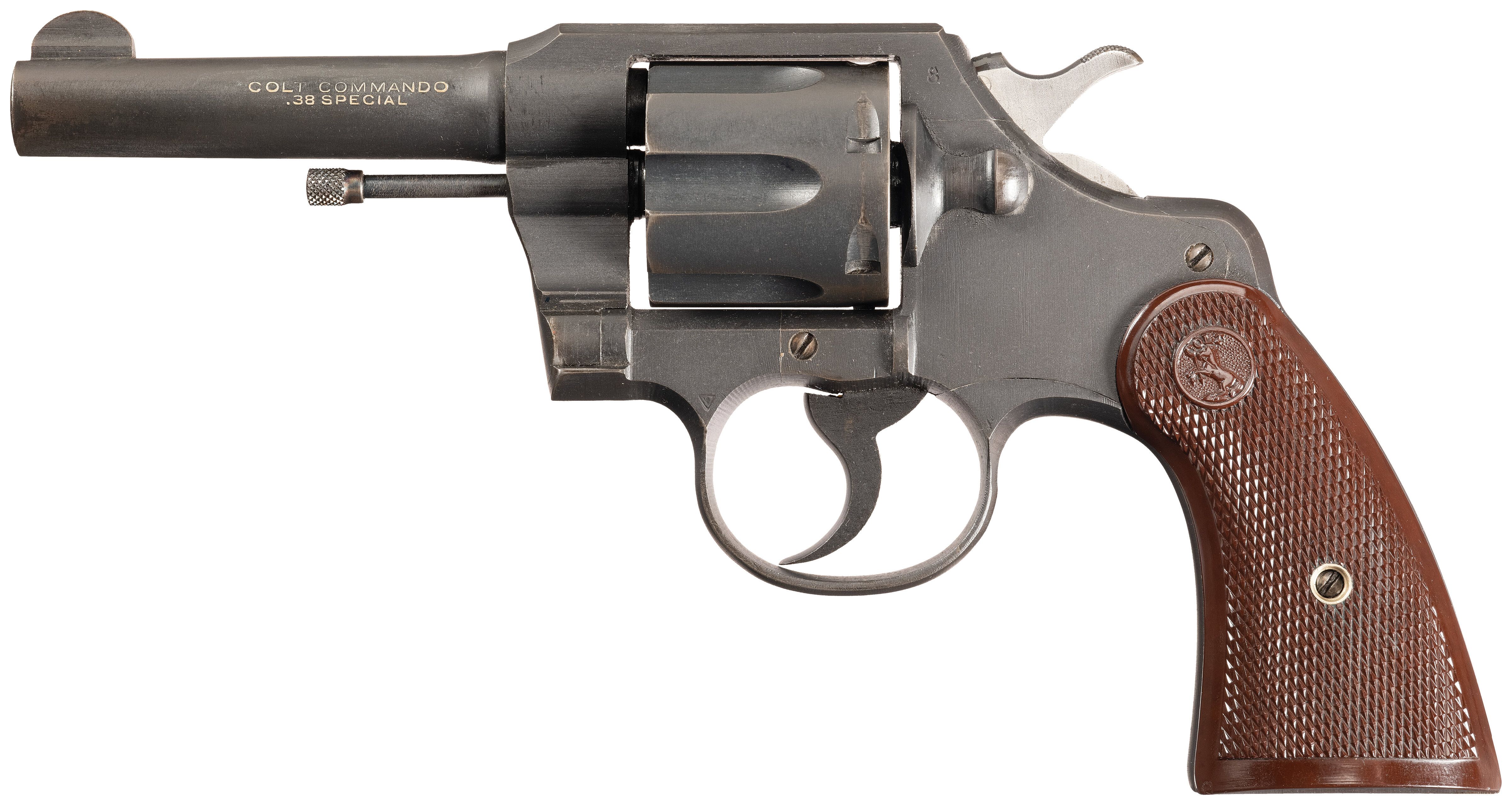 WWII U.S. Colt Commando Double Action Revolver with Holster | Rock ...