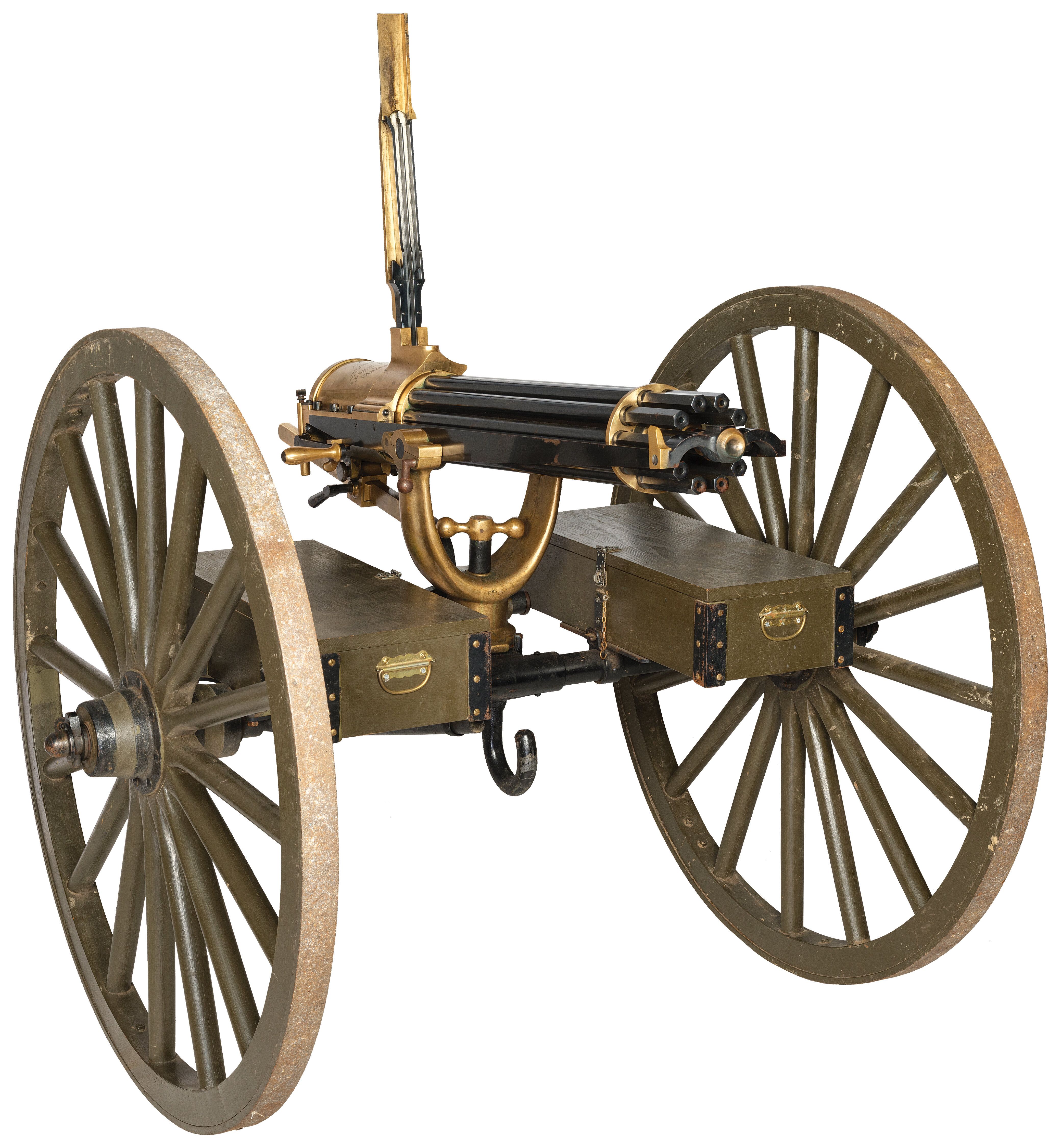 .308 Anderson Guncraft 1897 Gatling Gun with Carriage and Tripod | Rock ...