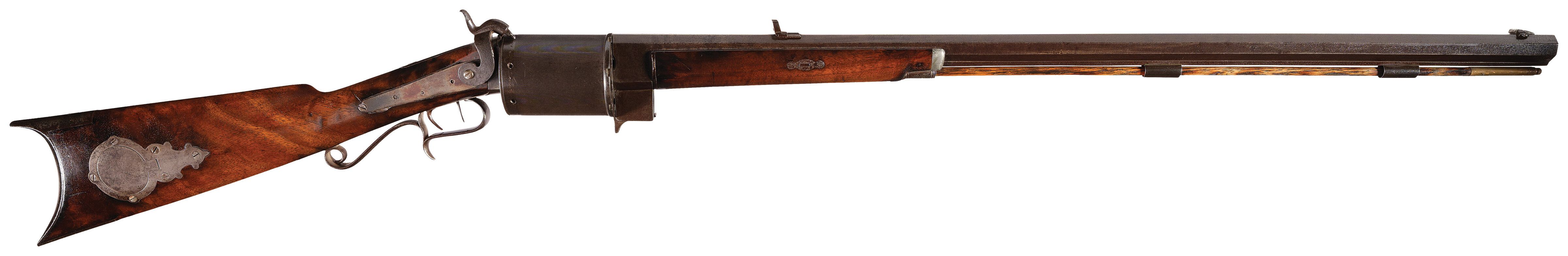 Miller/Billinghurst Type Revolving Rifle by B. Bigelow of CA | Rock ...